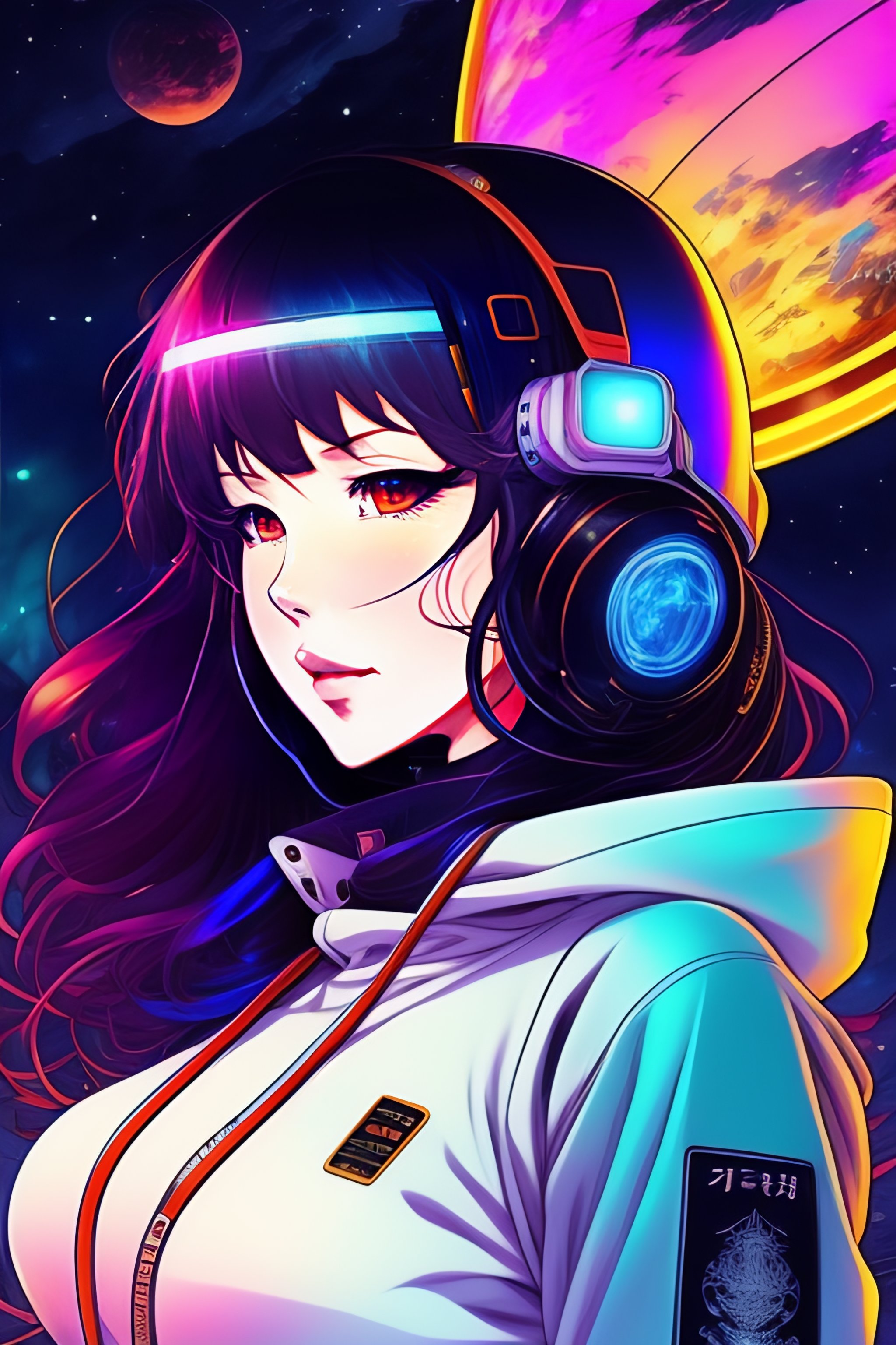 Lexica - Anime style. cluttered starship interior; by kaethe butcher ...