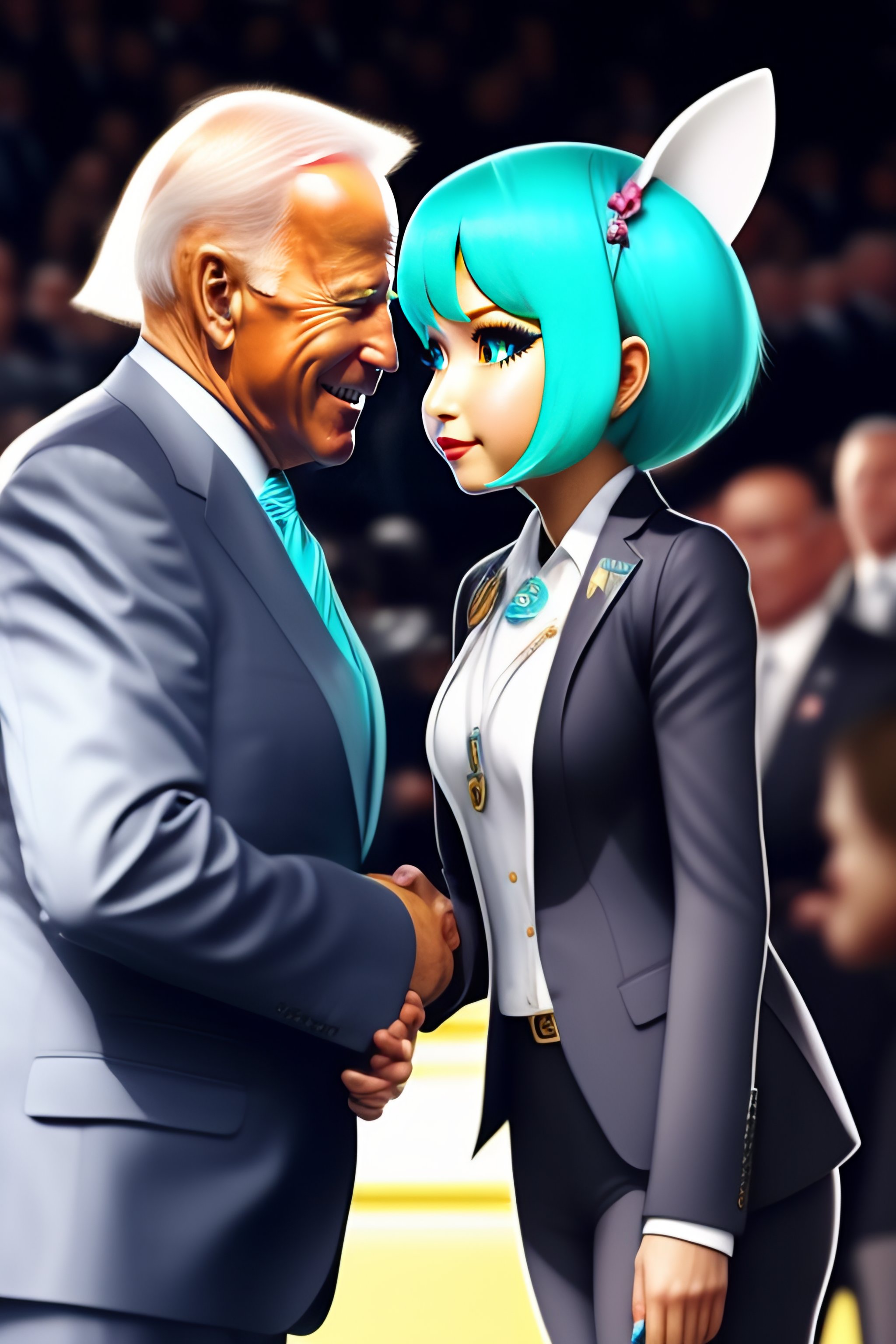 Lexica - Hatsune Miku bombing Joe Biden