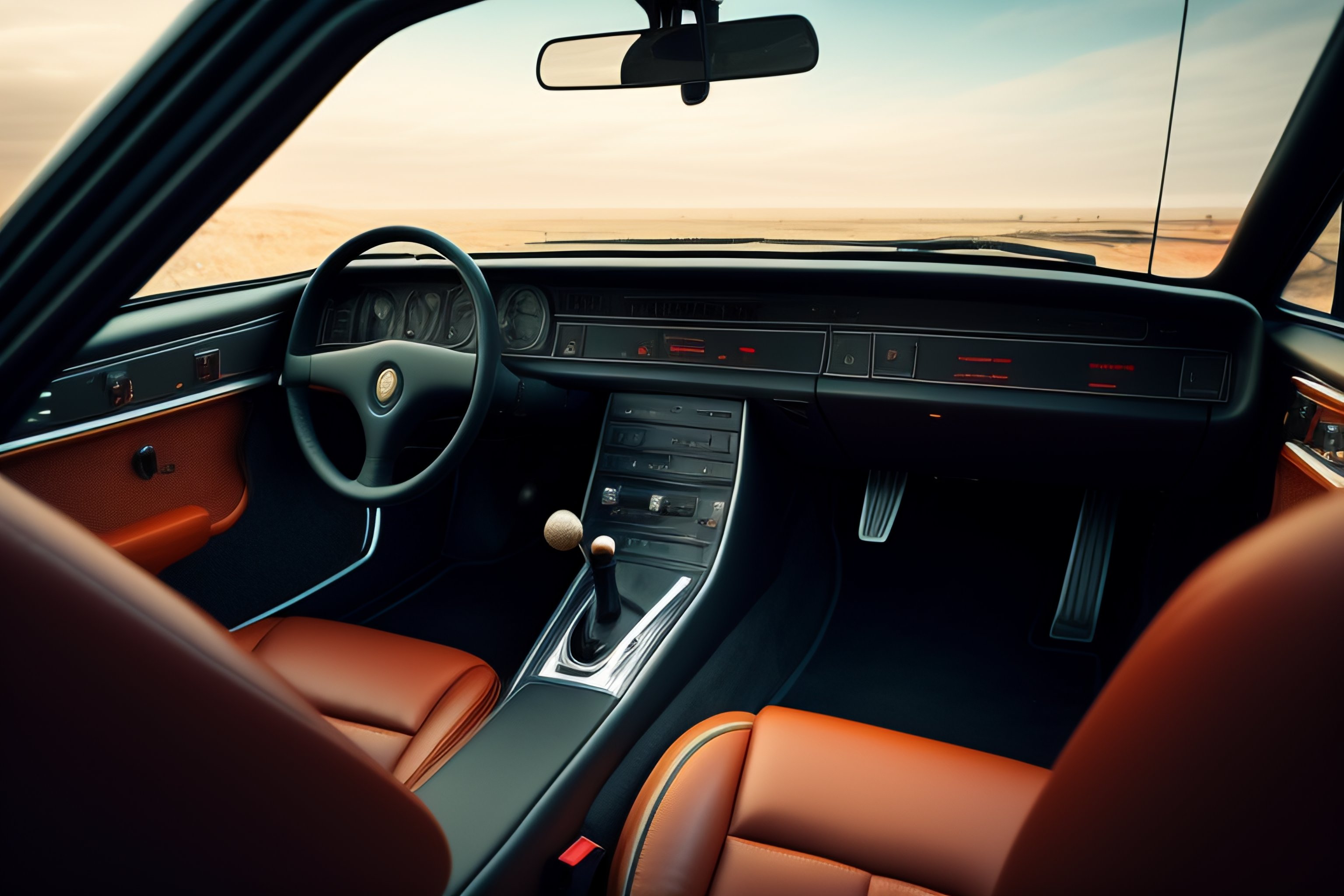 Lexica - A Saab 900 dashboard with retro sci-fi style