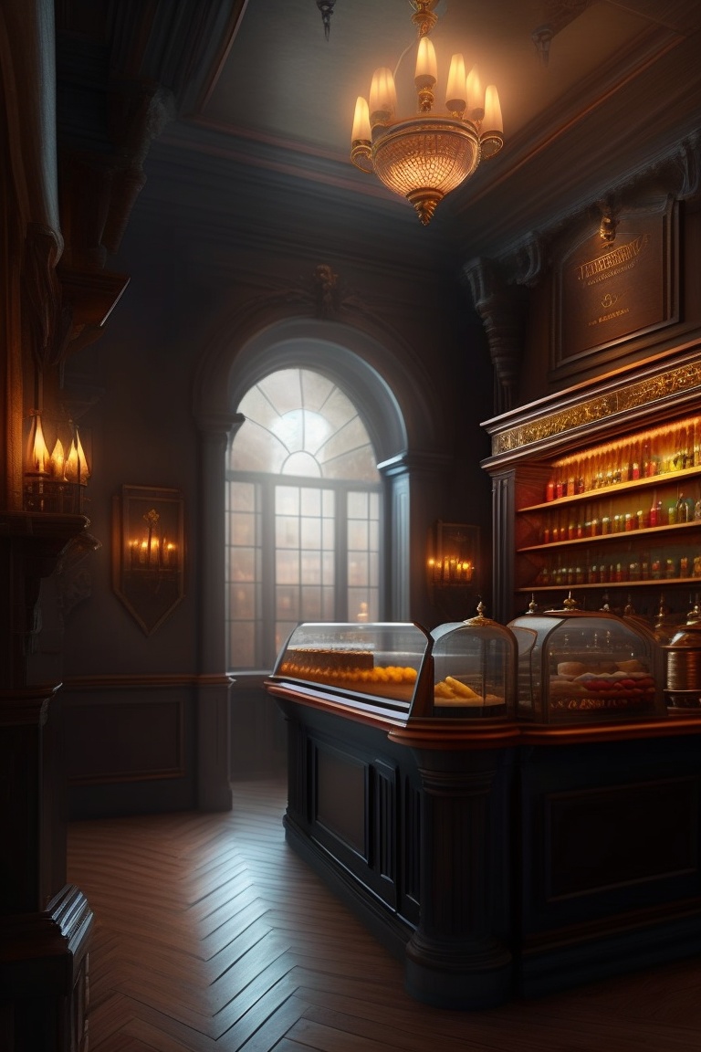 Lexica - Harry Potter cafe interior designs, Hogwarts, real, 4k ,dark ...