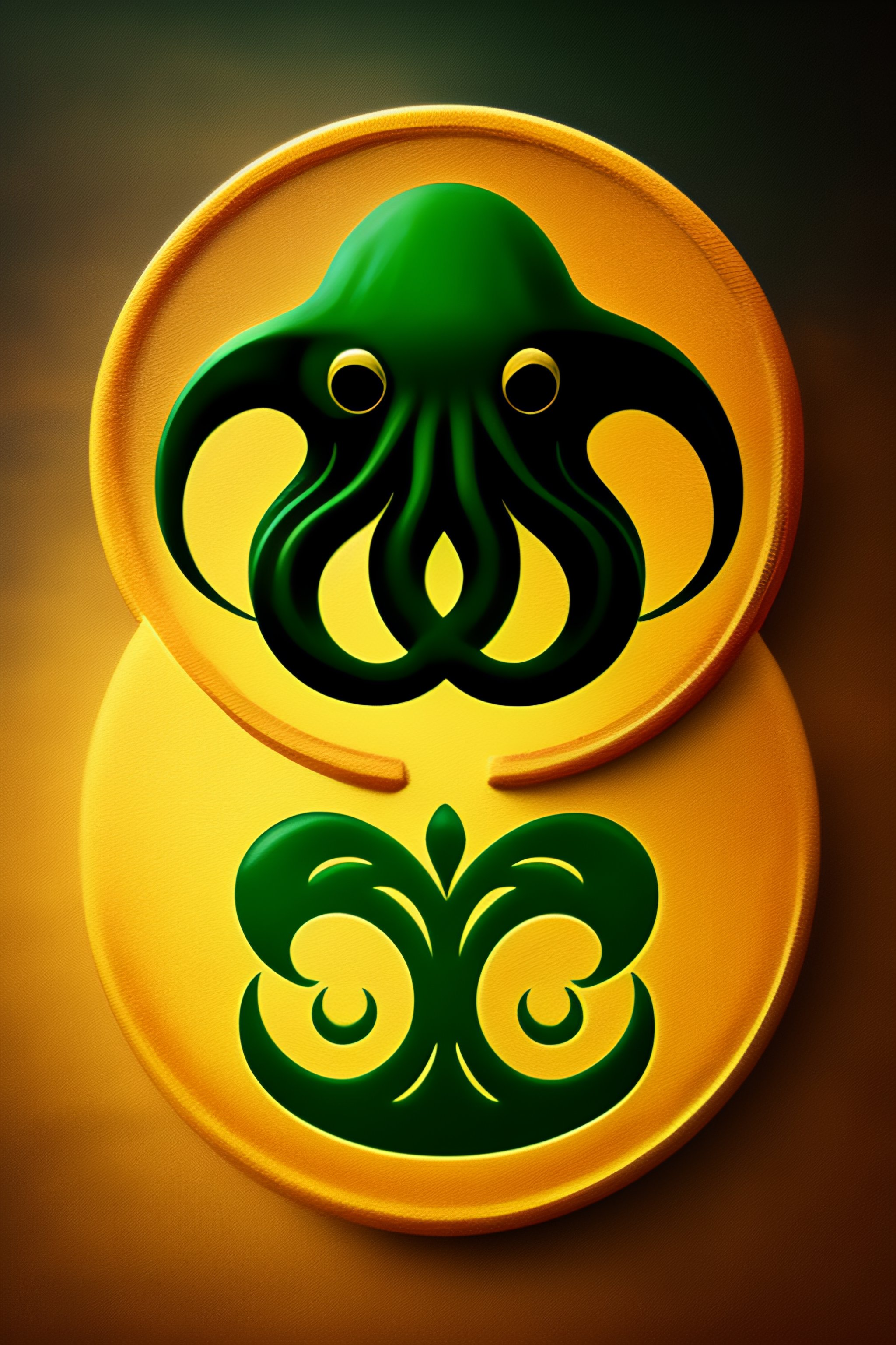 Lexica - Cthulhu, circular, trash, logo, rave