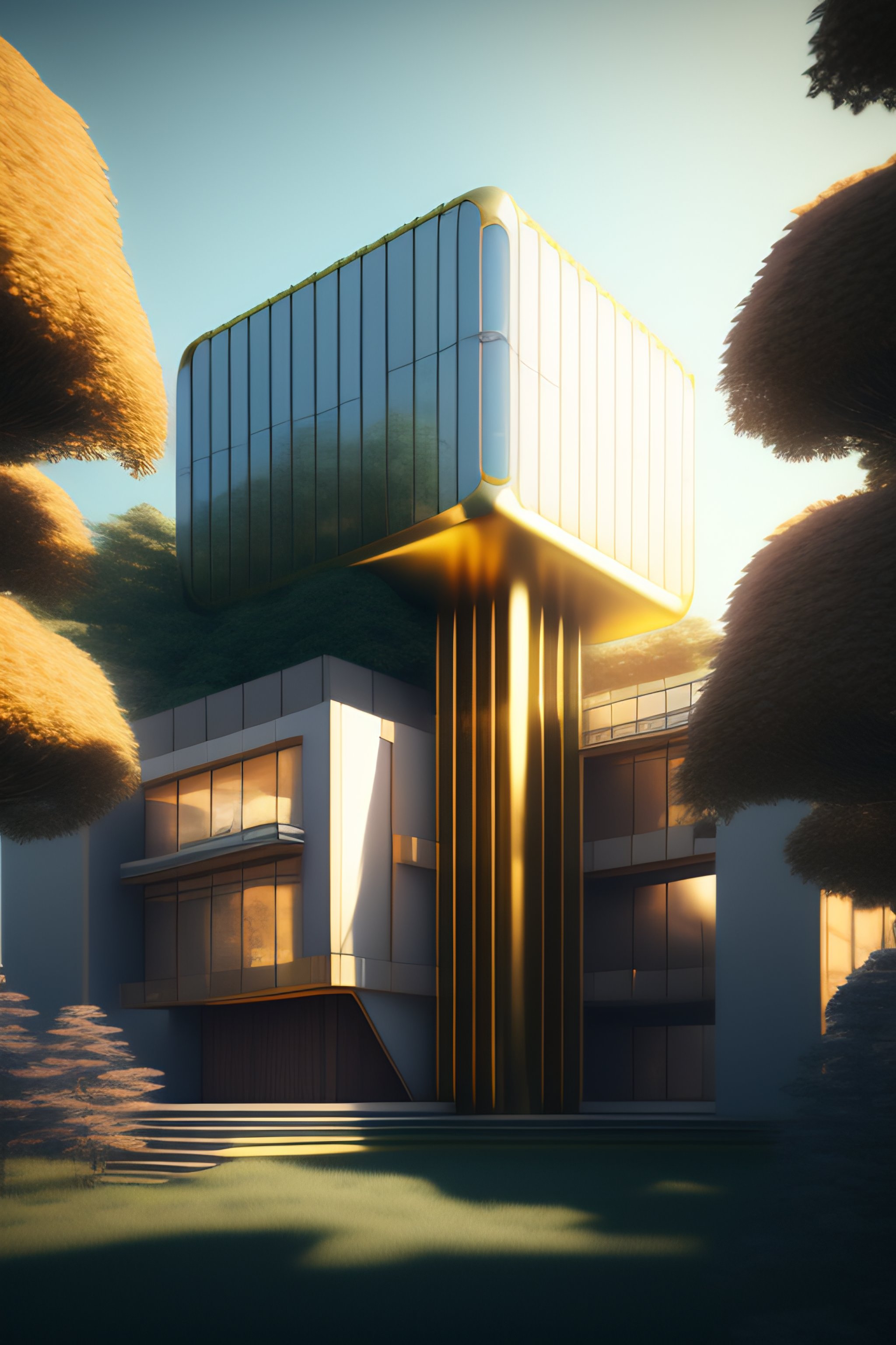 Lexica - Realistic Solarpunk utopian house, Japanese Architecture, from ...