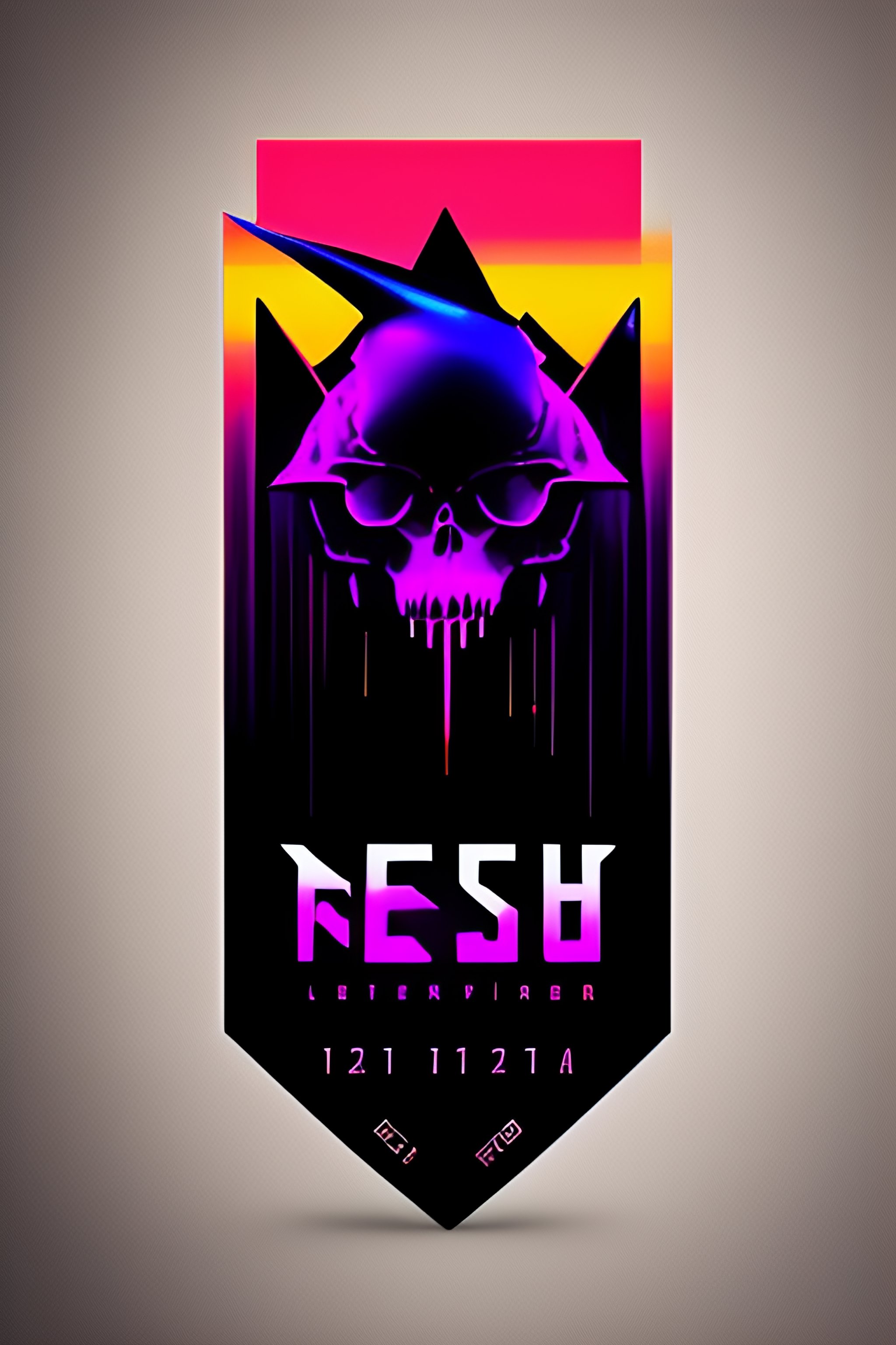 Lexica - "Neo Punks" Logo design, cyber punk style