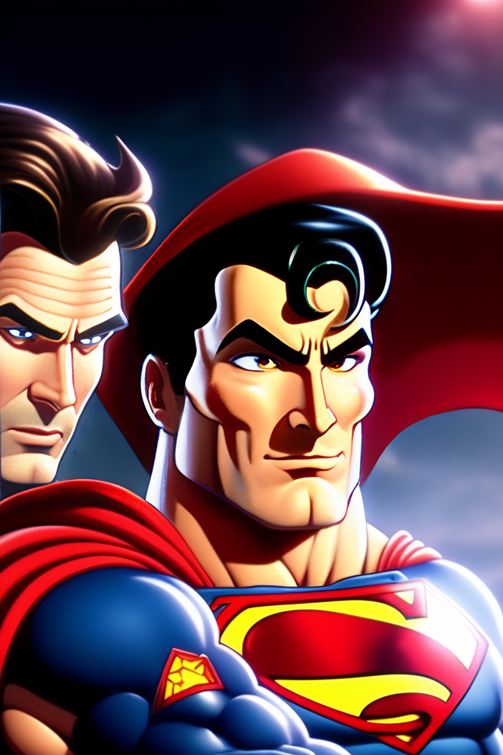 Lexica - Bad superman cartoon