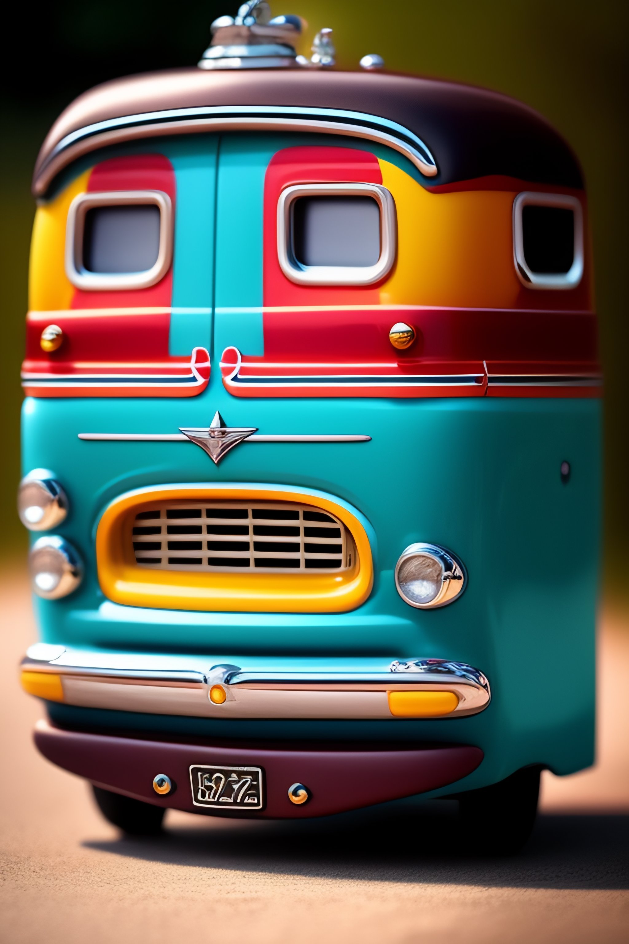 Lexica - Refrigerator in style of the movie Cars from Pixar