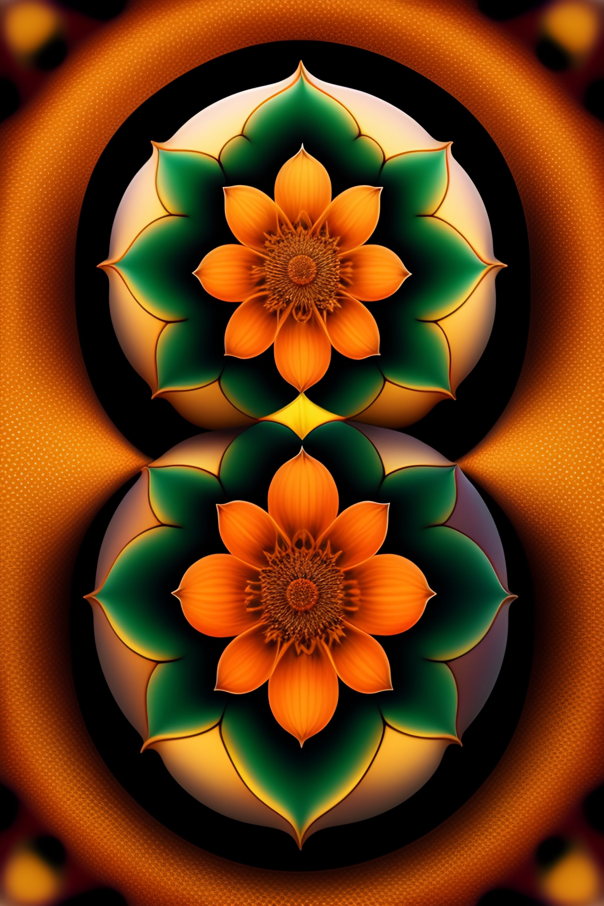 Lexica - A flower by escher style