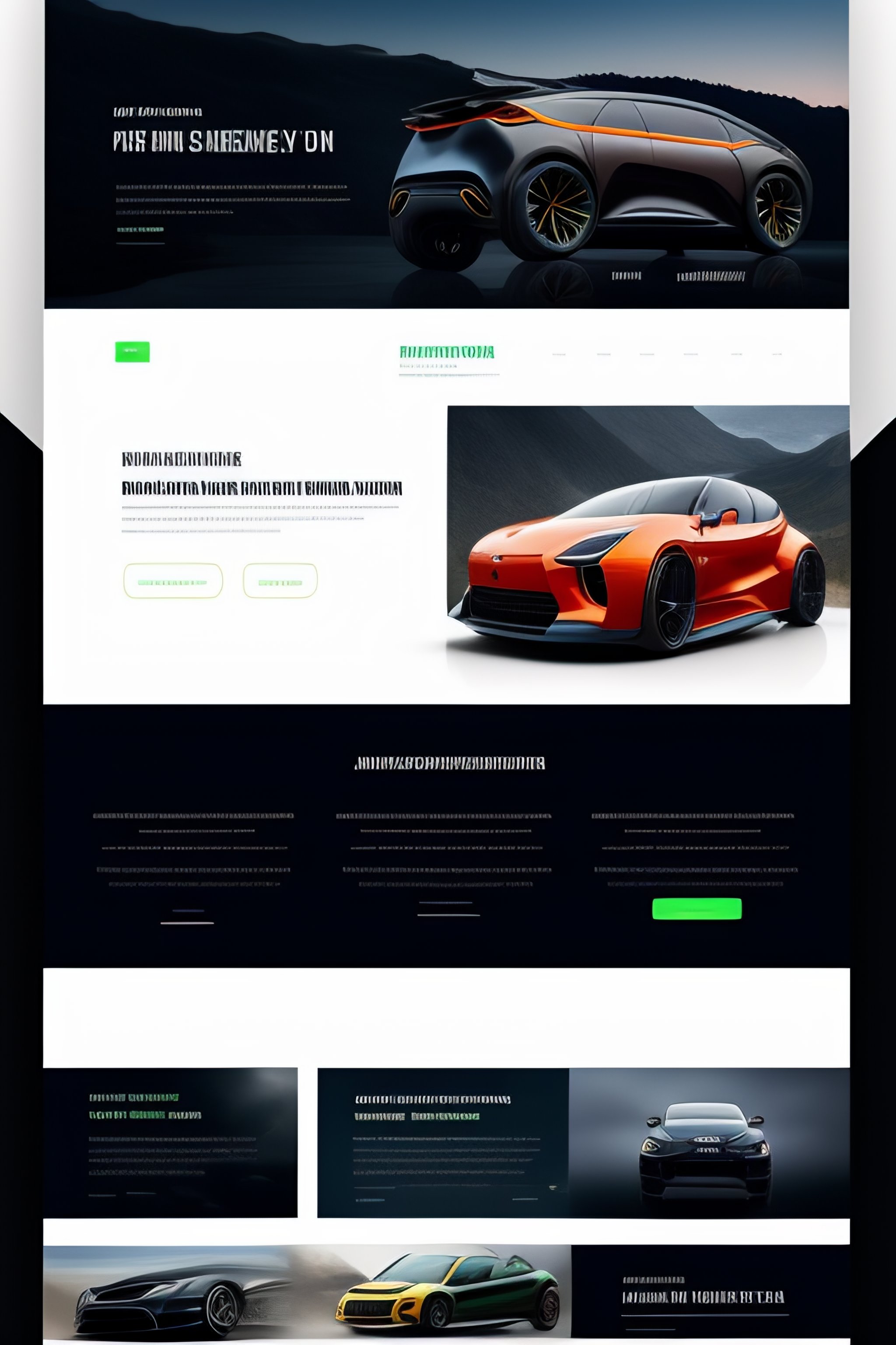Lexica - Ux design website selling cars