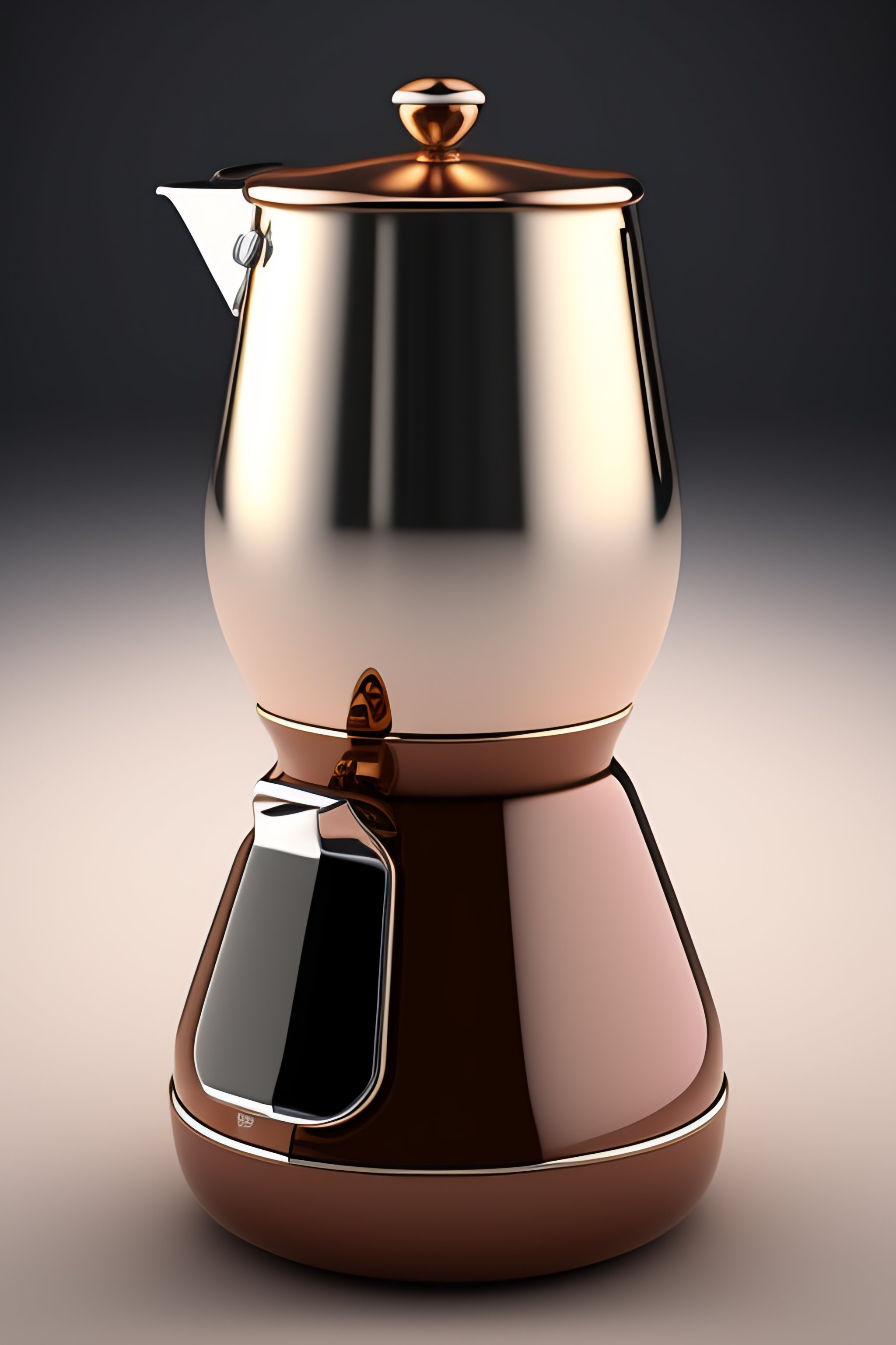 Lexica - Moka pot design watch, concept art, HD luxury render, 4k