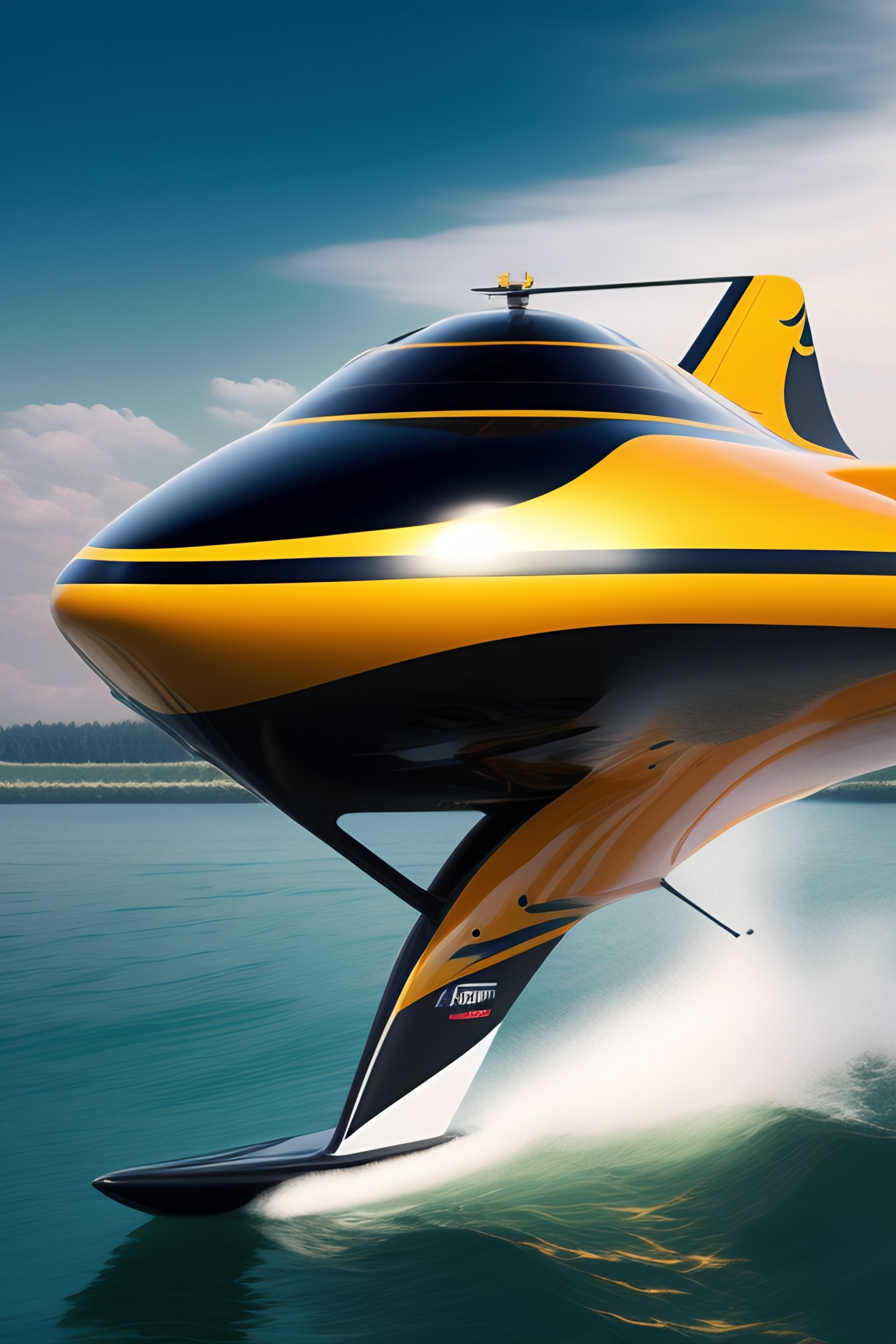 Lexica - Hydrofoil ground effect vehicle water craft wig