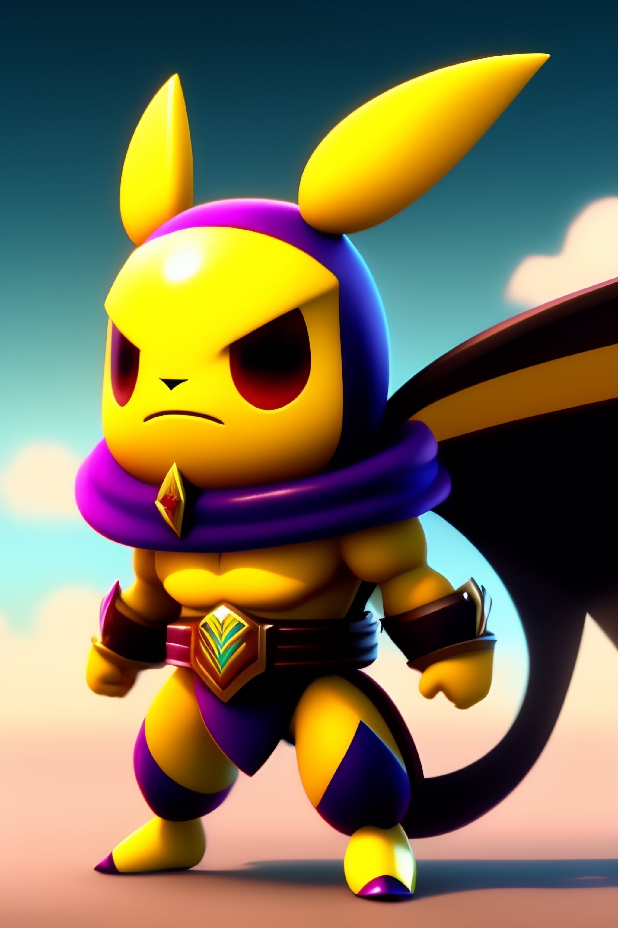 Lexica - Cartoon bee knight looks like pokemon with a cup of coffee and ...