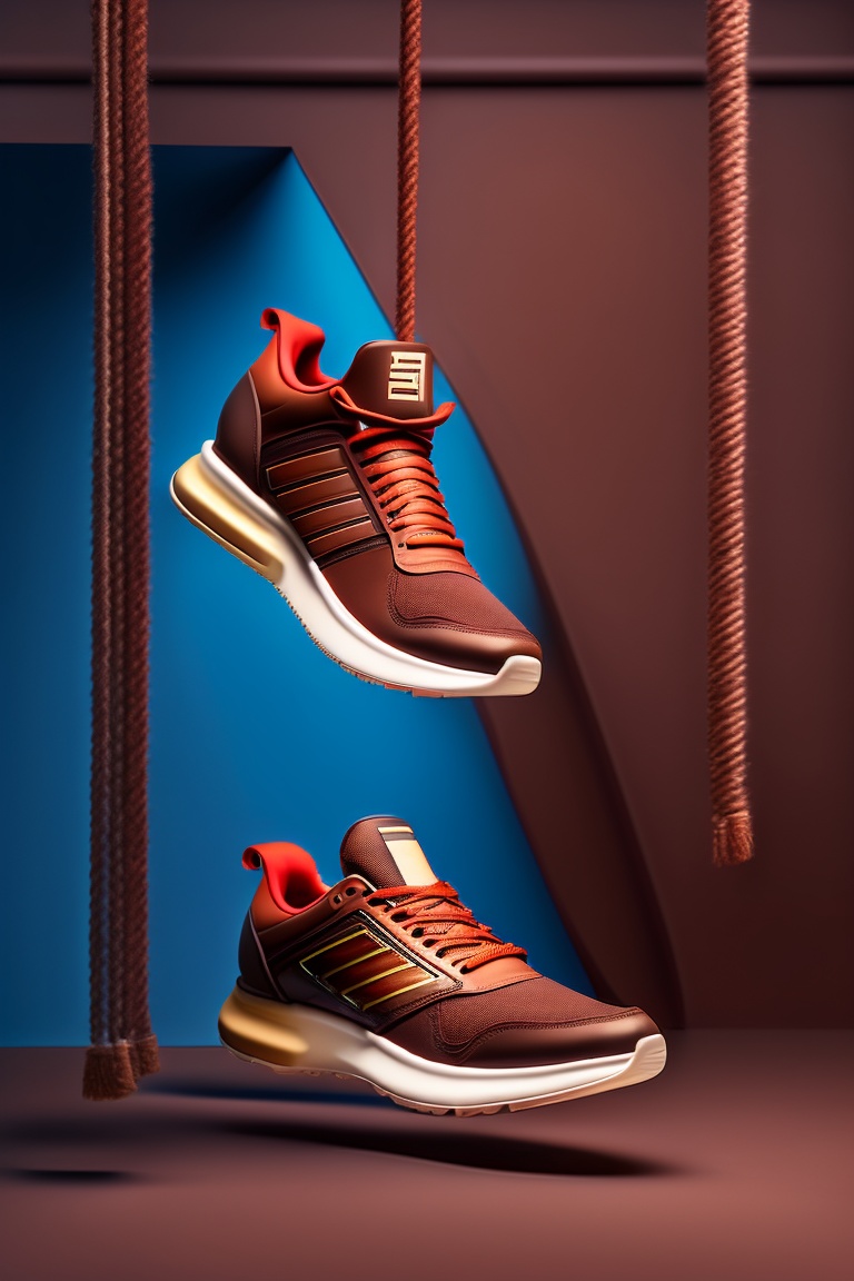 Lexica - Creative advertising of sneakers in the style of chocolate ...