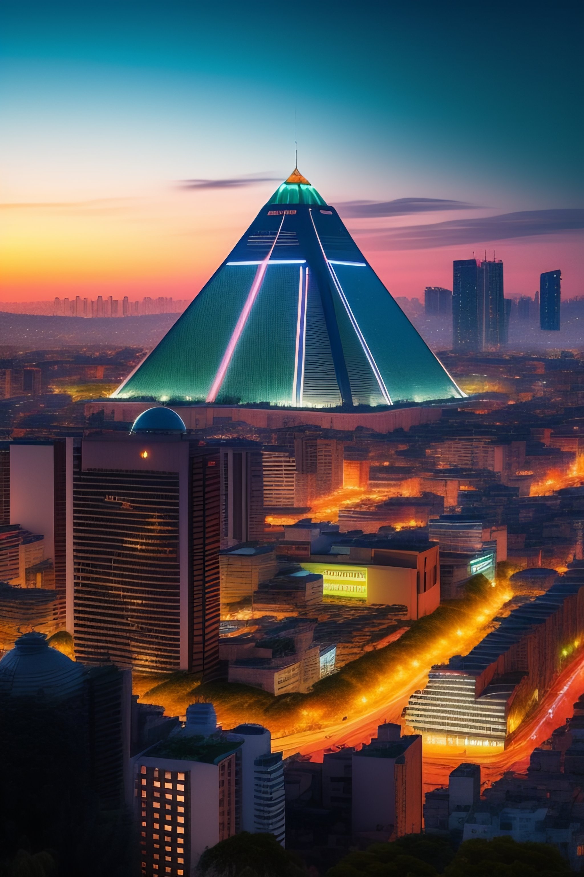 Lexica - Mexico city in the future