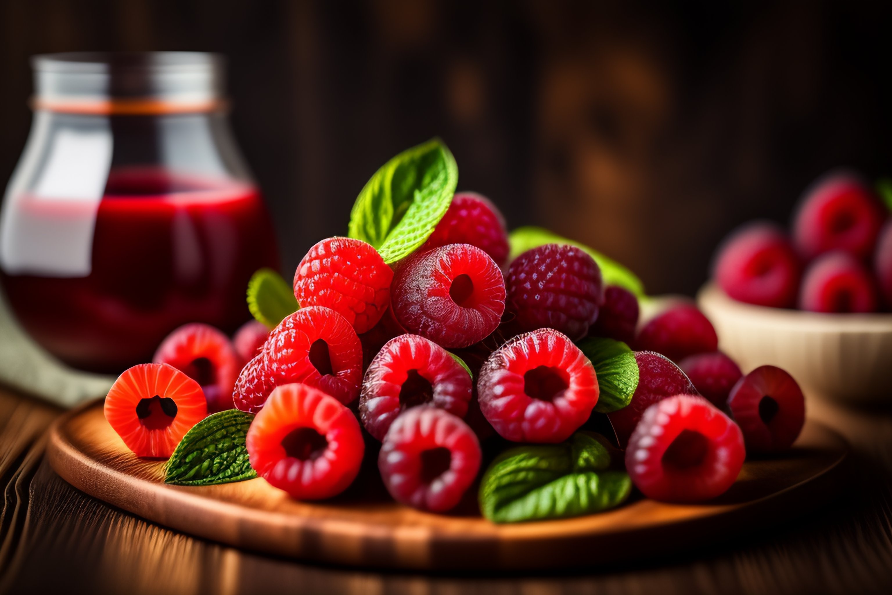 Lexica - Amazing photo, delicious and juicy, raspberries, food ...