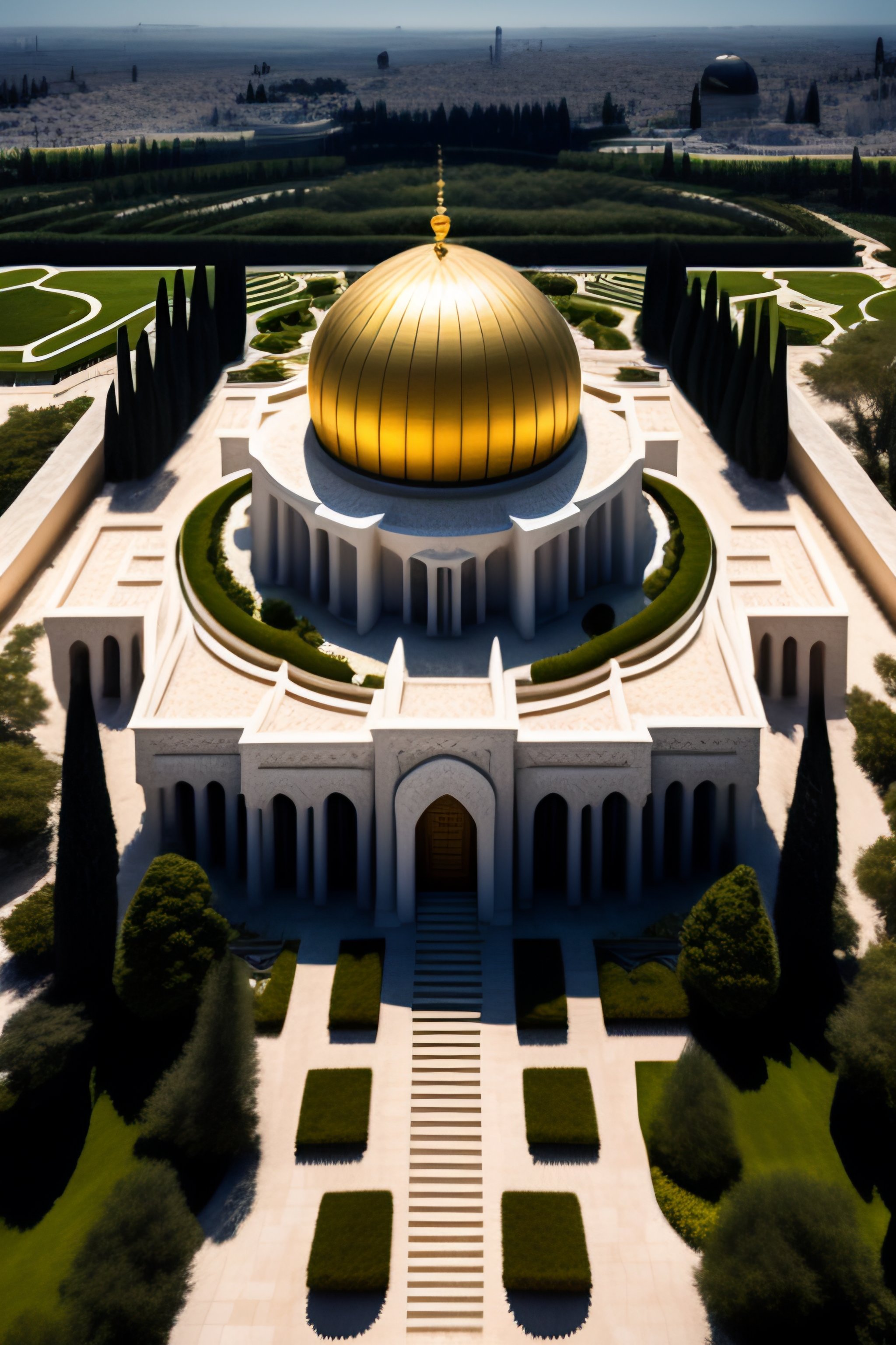 Lexica - Jerusalem temple from above genuine