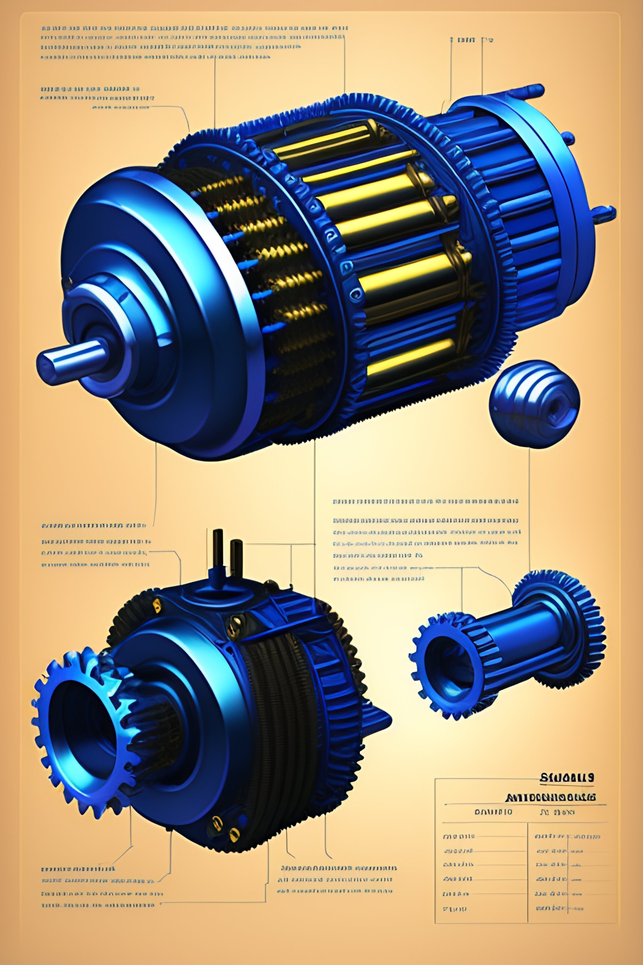 Lexica - Adjustable shaft support cad engineering gear mechanism ...