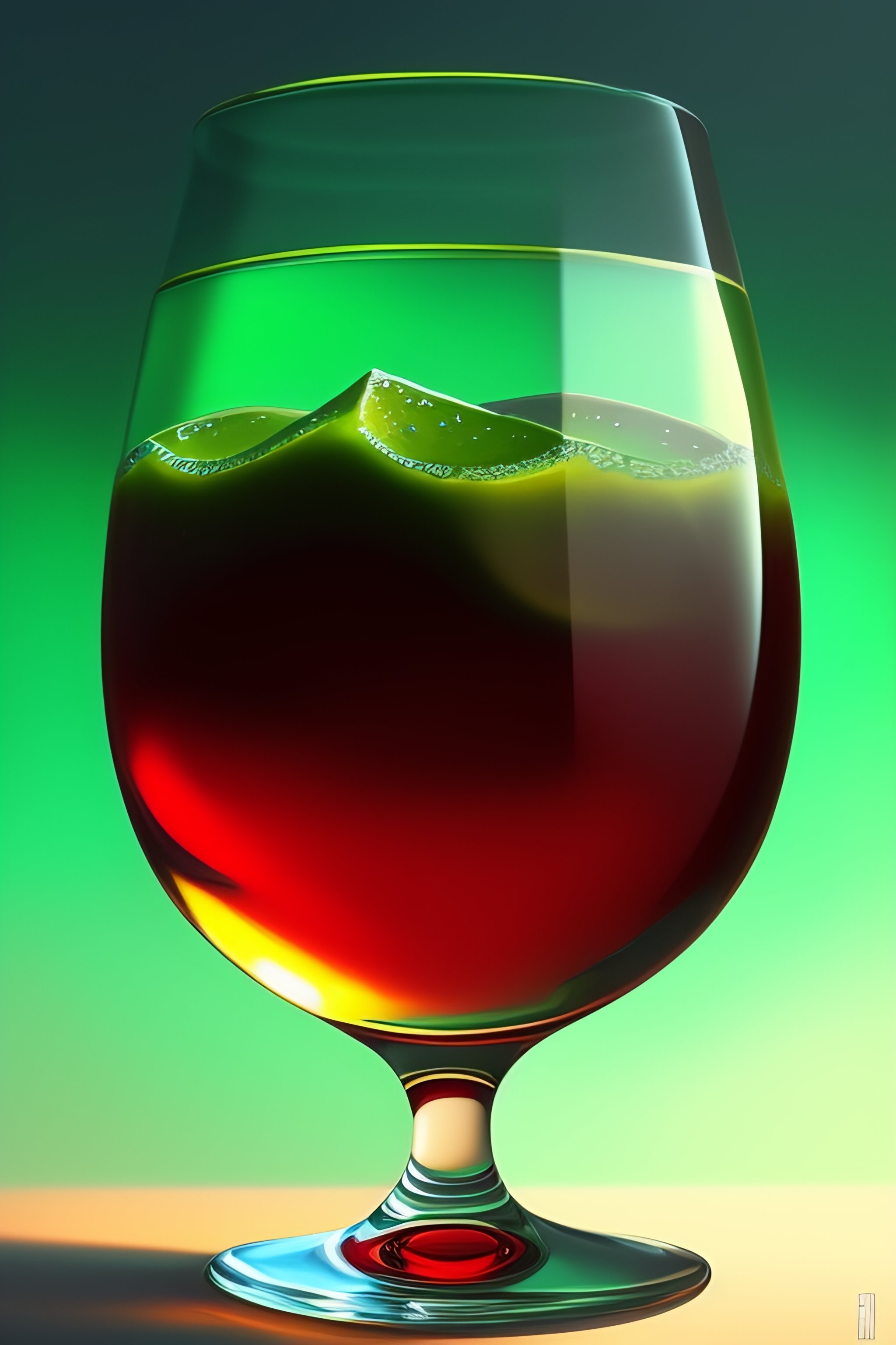 Lexica - Glasses of green and red juices art heartstone Video game icon ...