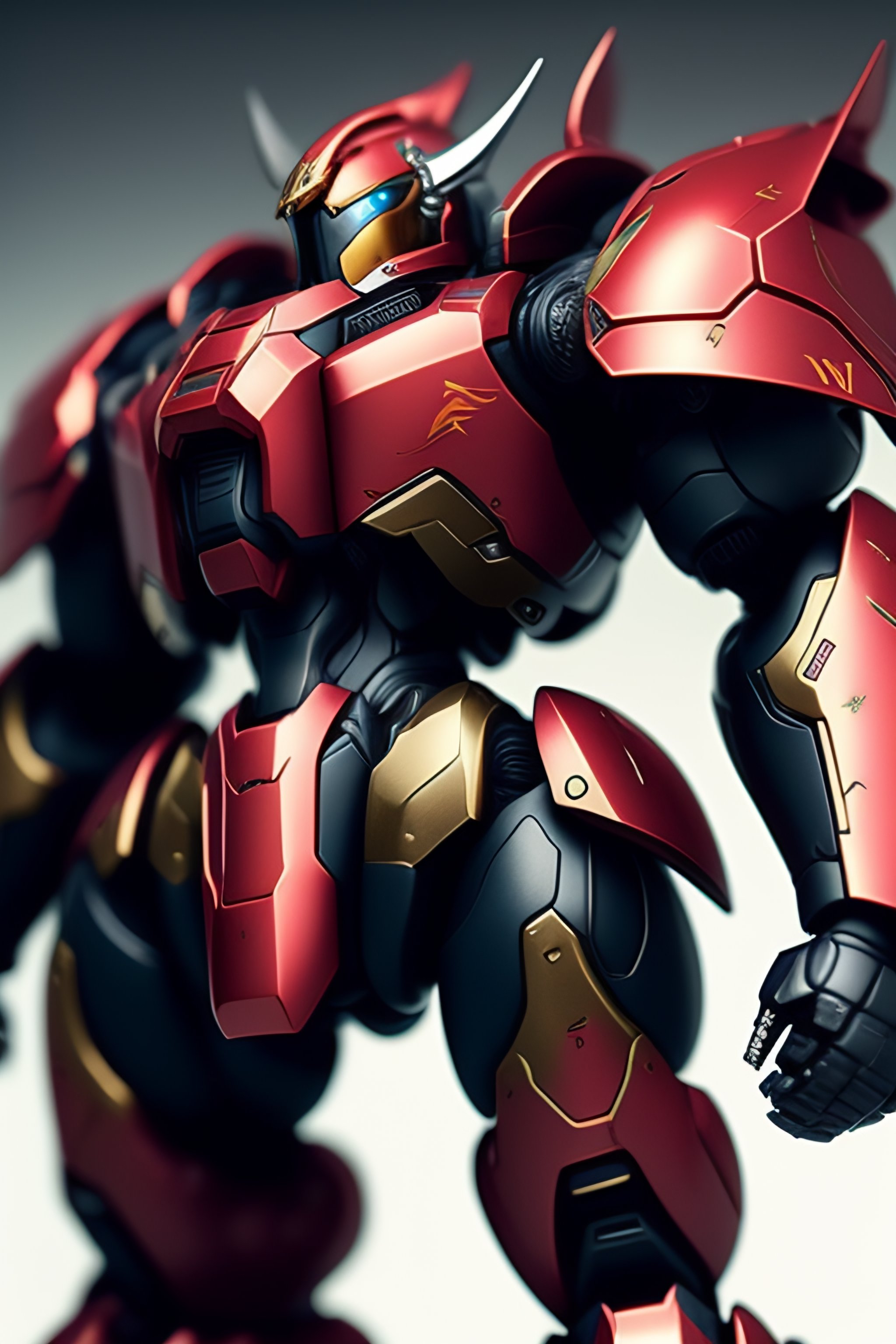 Lexica - Sazabi, realistic, metal shaded