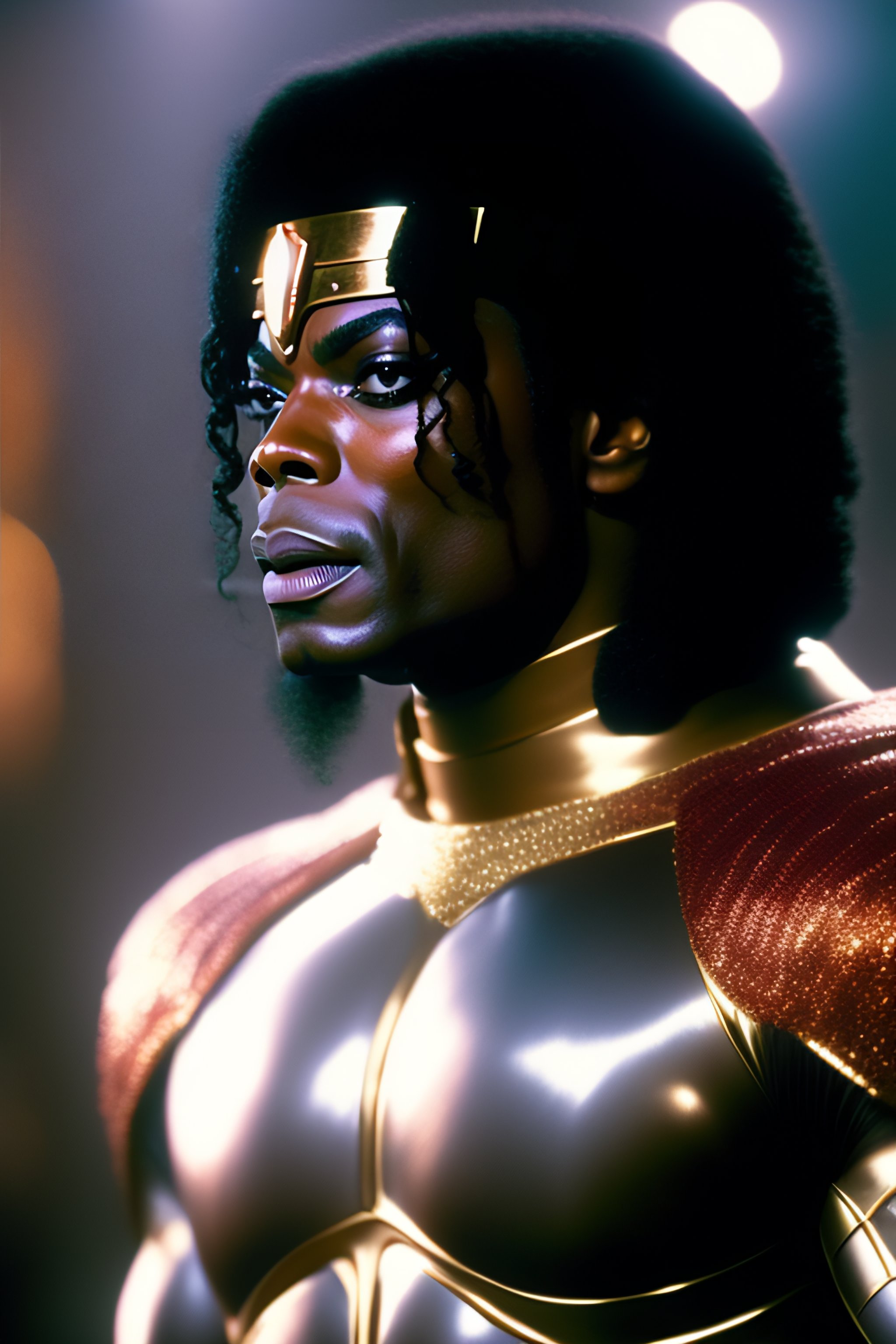 Lexica - Michael jackson as thor