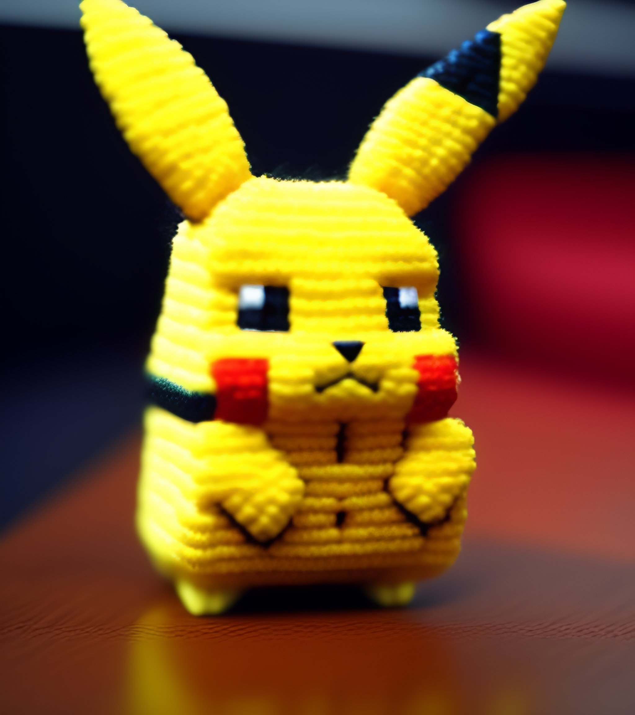 Lexica - Pikachu built in Minecraft blocks