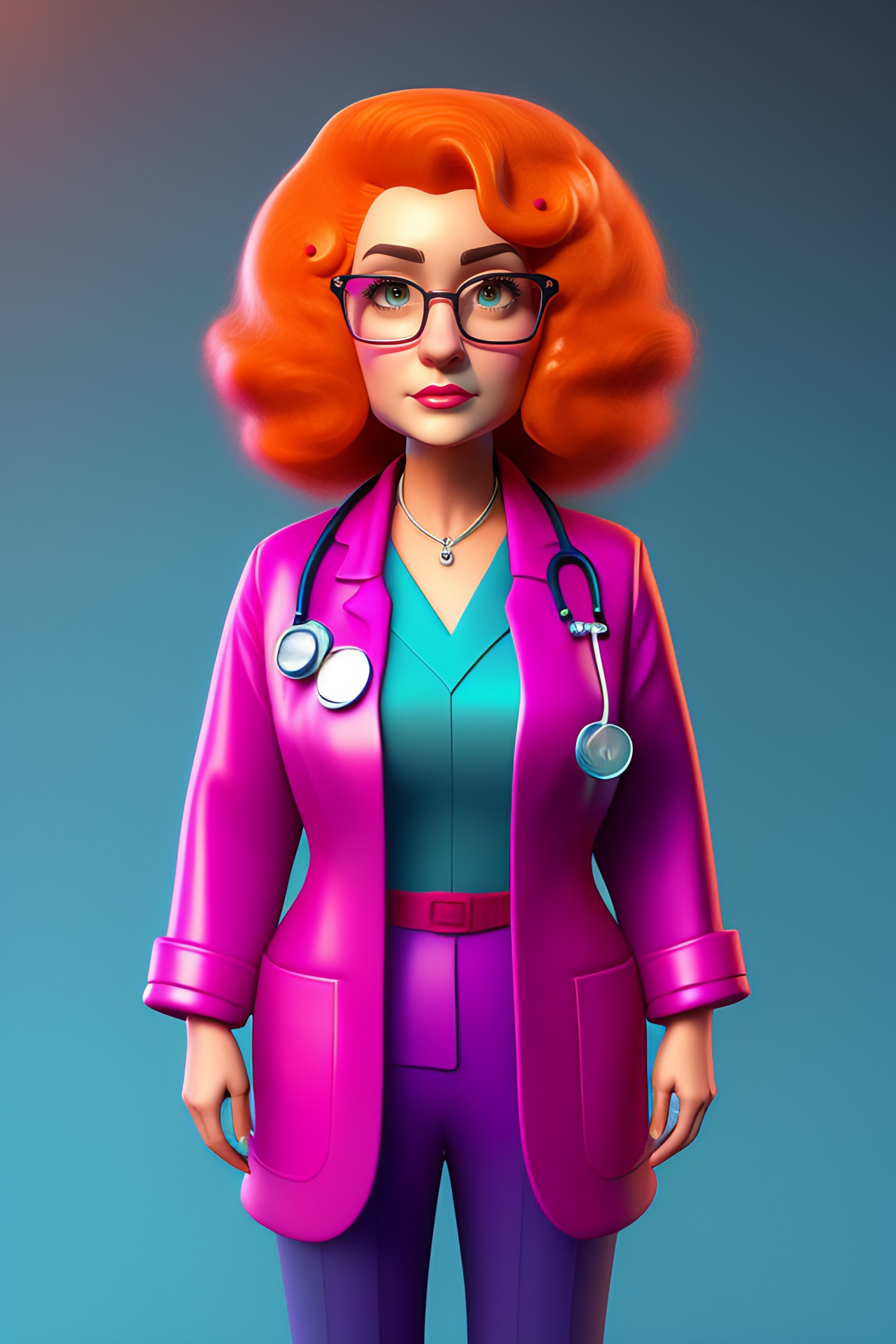 Lexica - Doctor, character, pixar style, 3d style, disney style, 8k ...