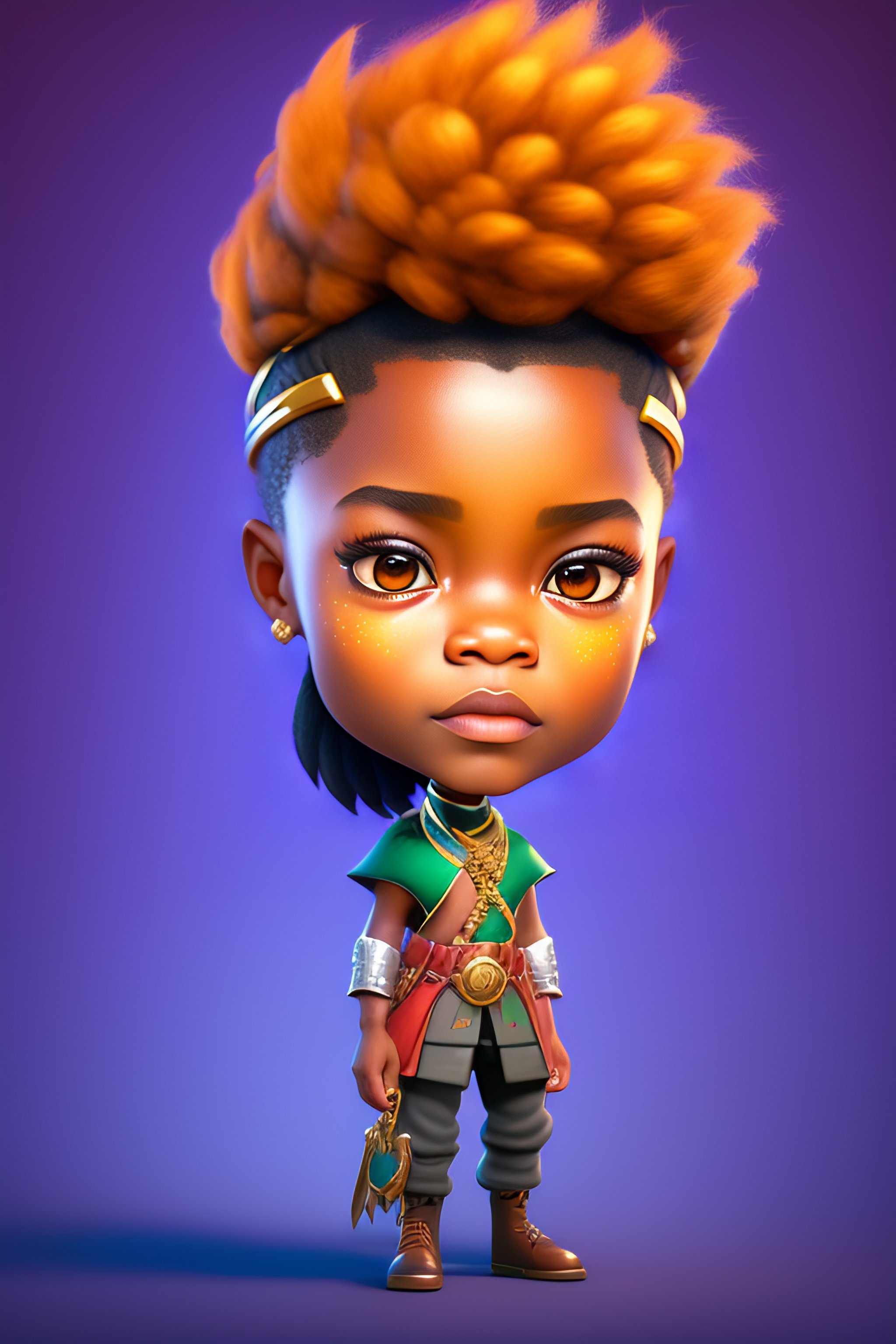 Lexica - An epic fantasy comic book style portrait painting of an ...