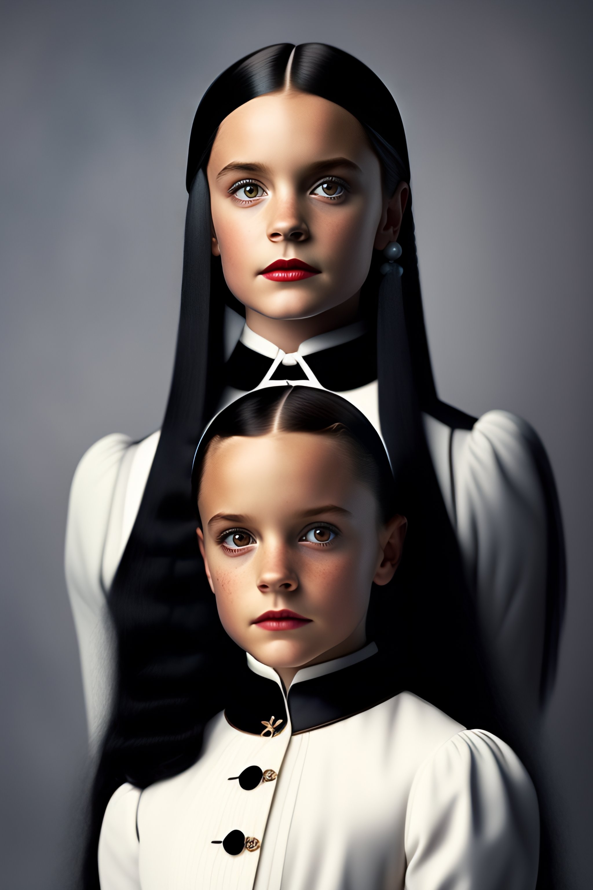 Lexica - Wednesday Addams from Netflix at the sky