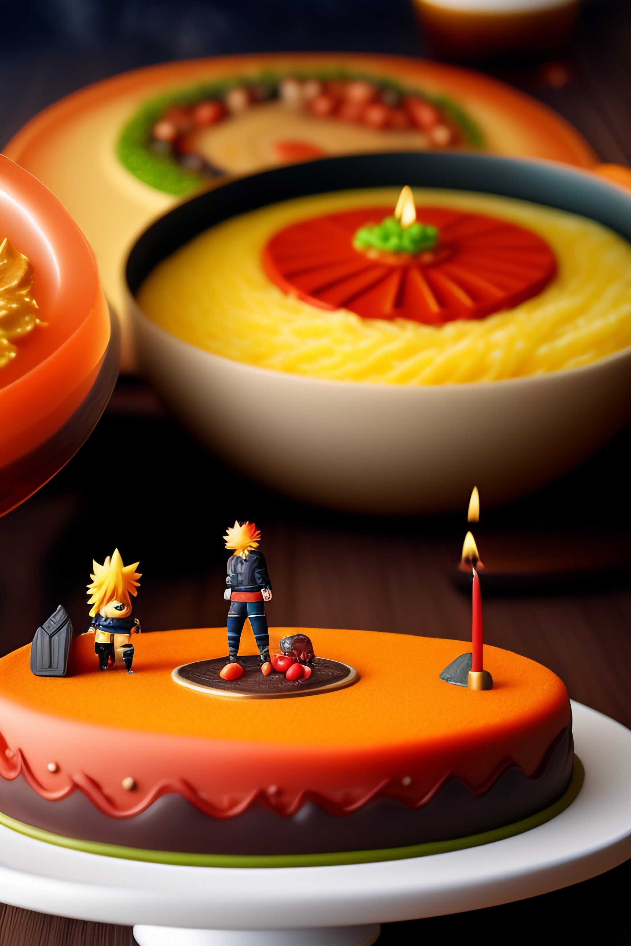 Anime Naruto Birthday Cake