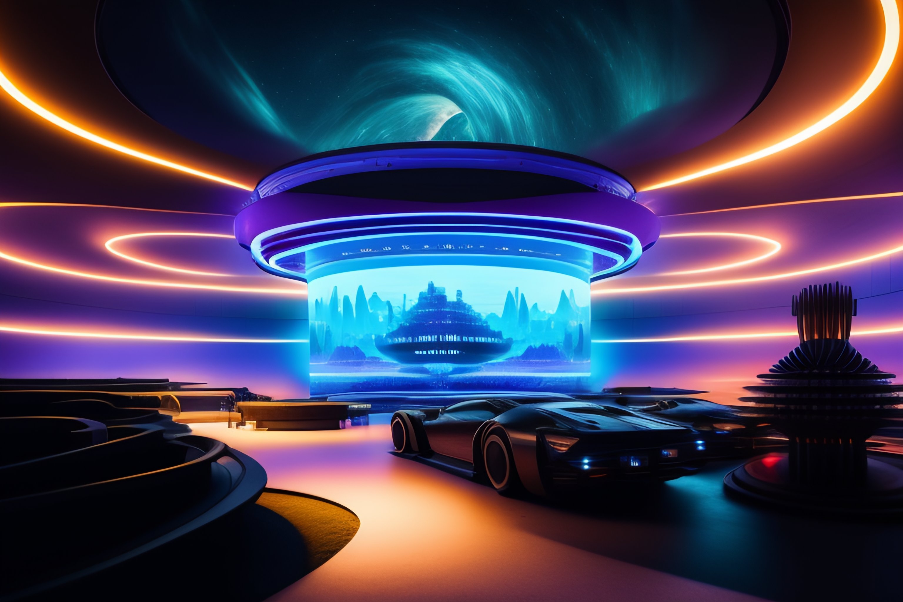 Lexica - A indoor immersive high tech theme park with single person ...