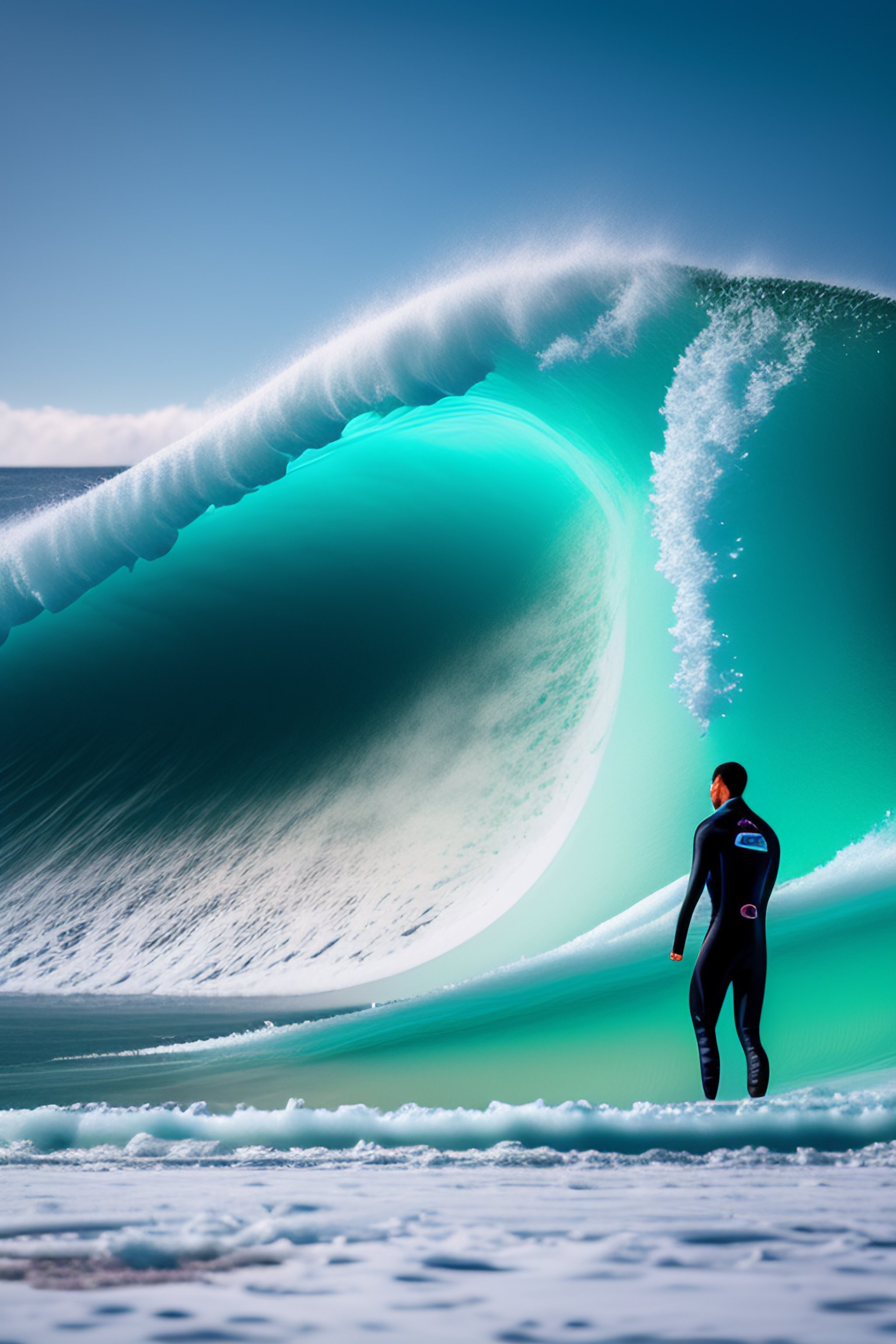 Frozen Wave Wallpaper