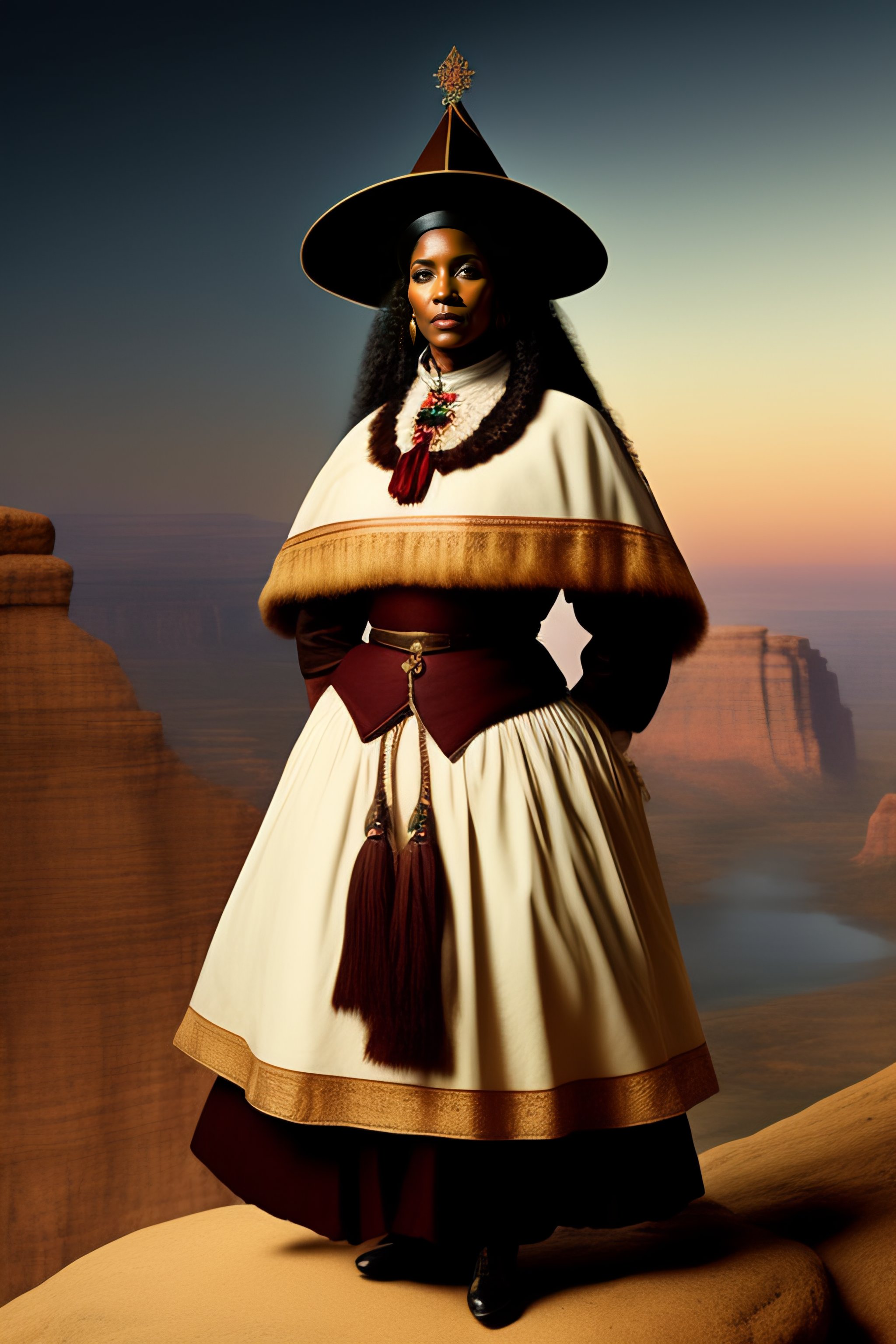 Lexica - Pilgrim woman dressed like a man