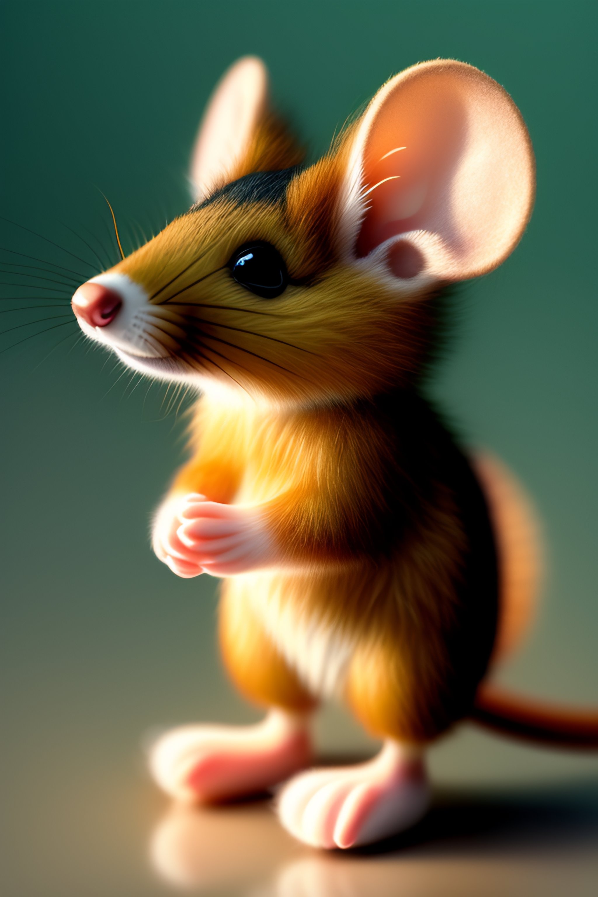 Lexica - A furry mouse with deer legs