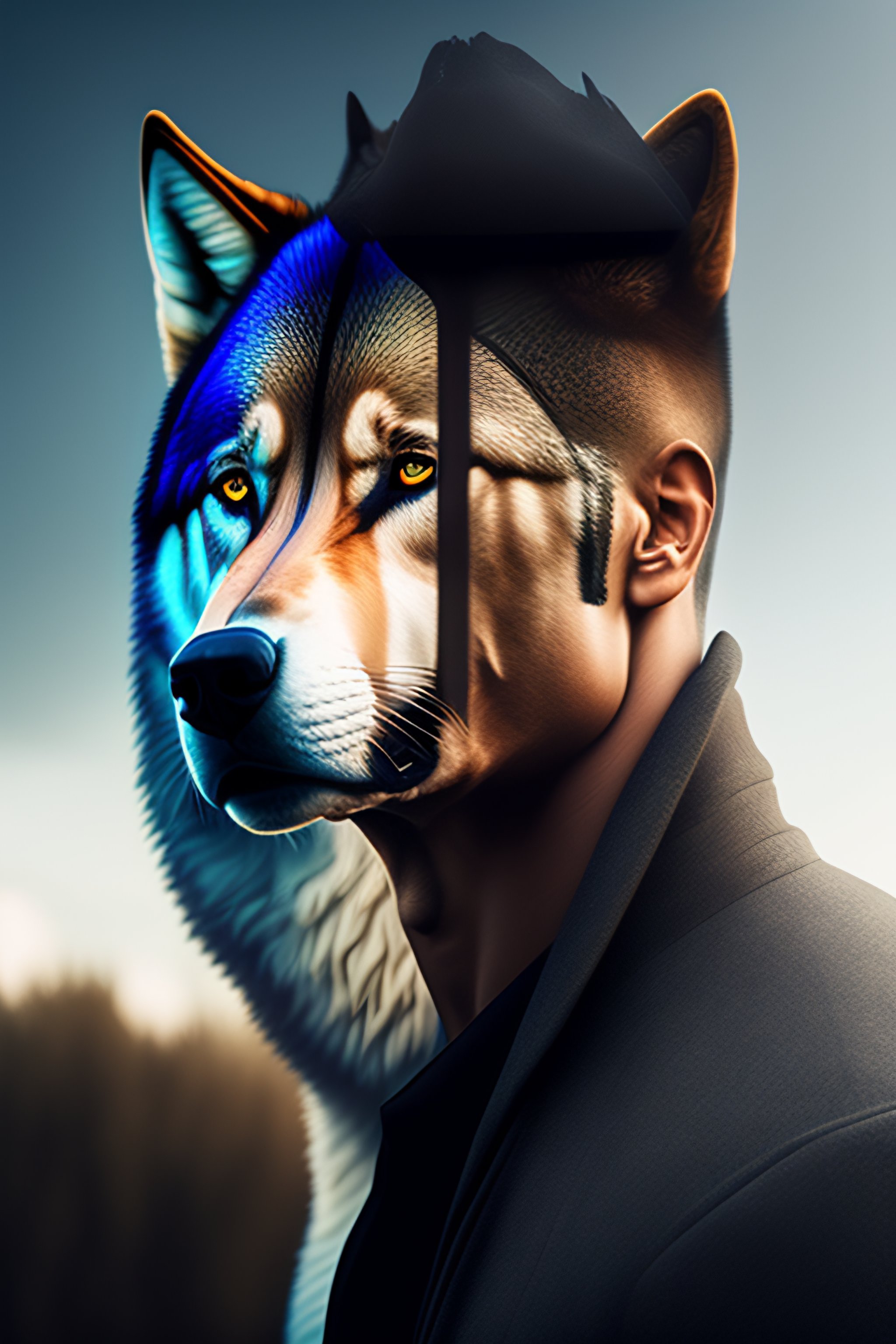 Half Human Half Wolf Male