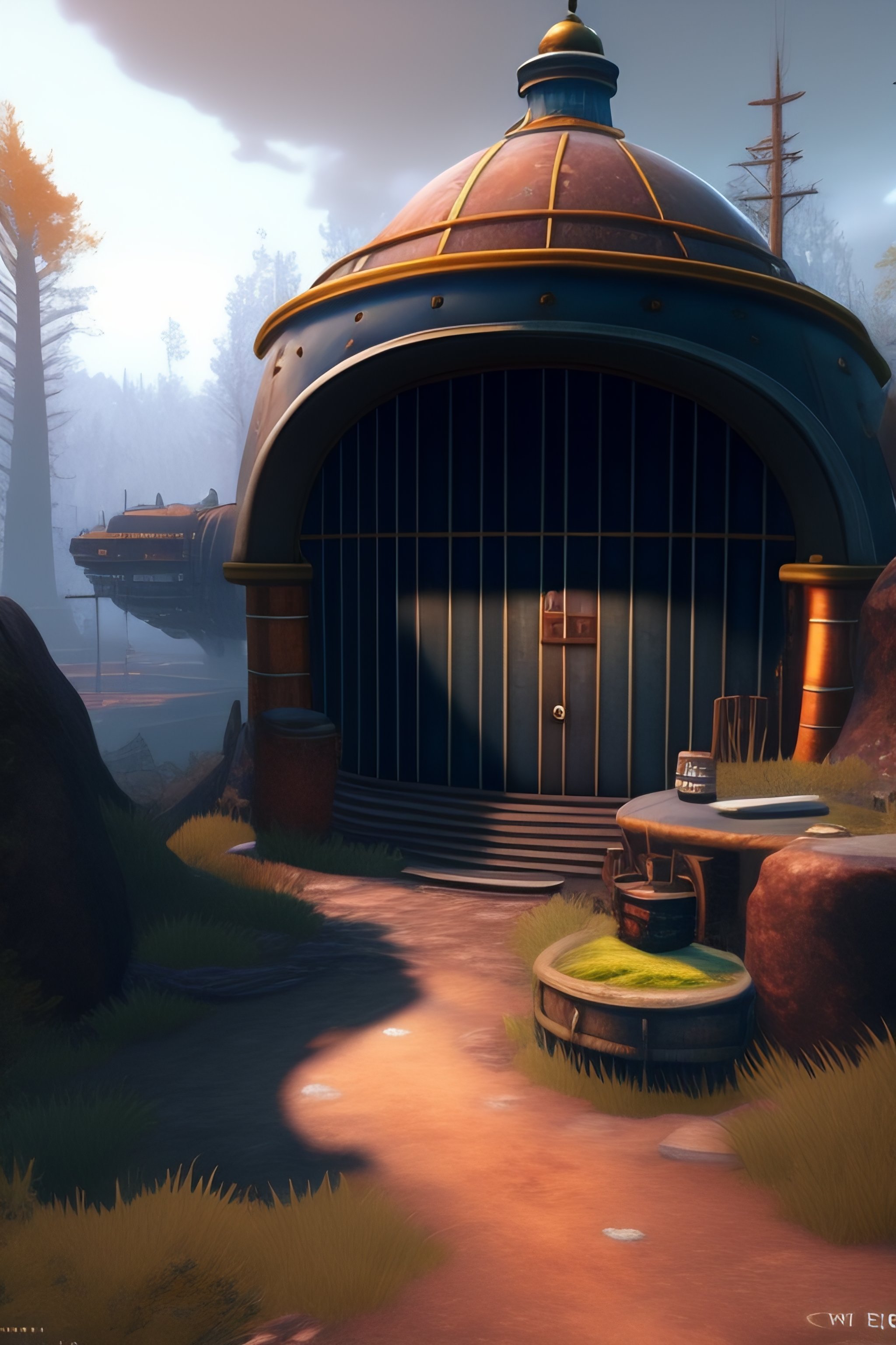 Lexica - Fallout 4 underground vault, Realistic looking, 70's fantasy ...