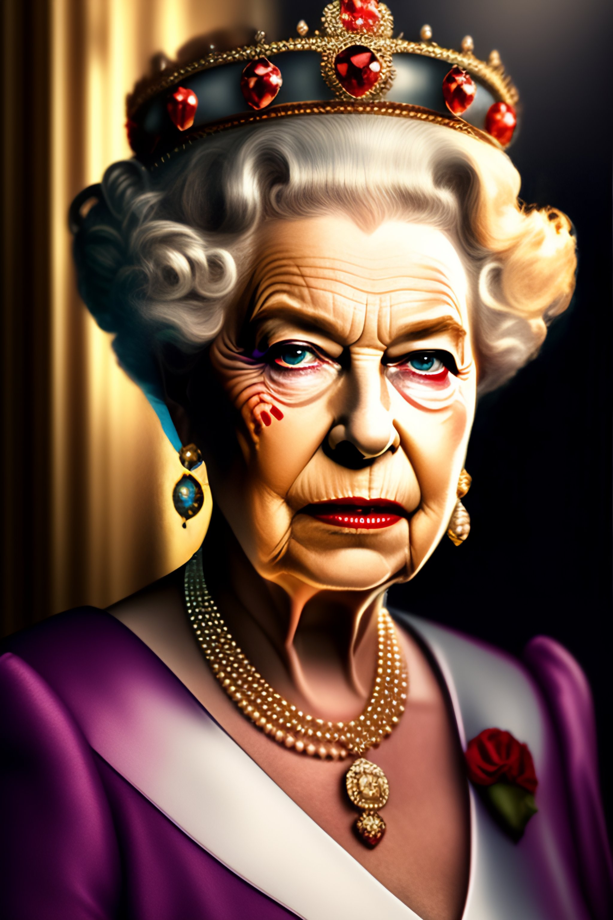 Lexica - Queen Elizabeth zombie