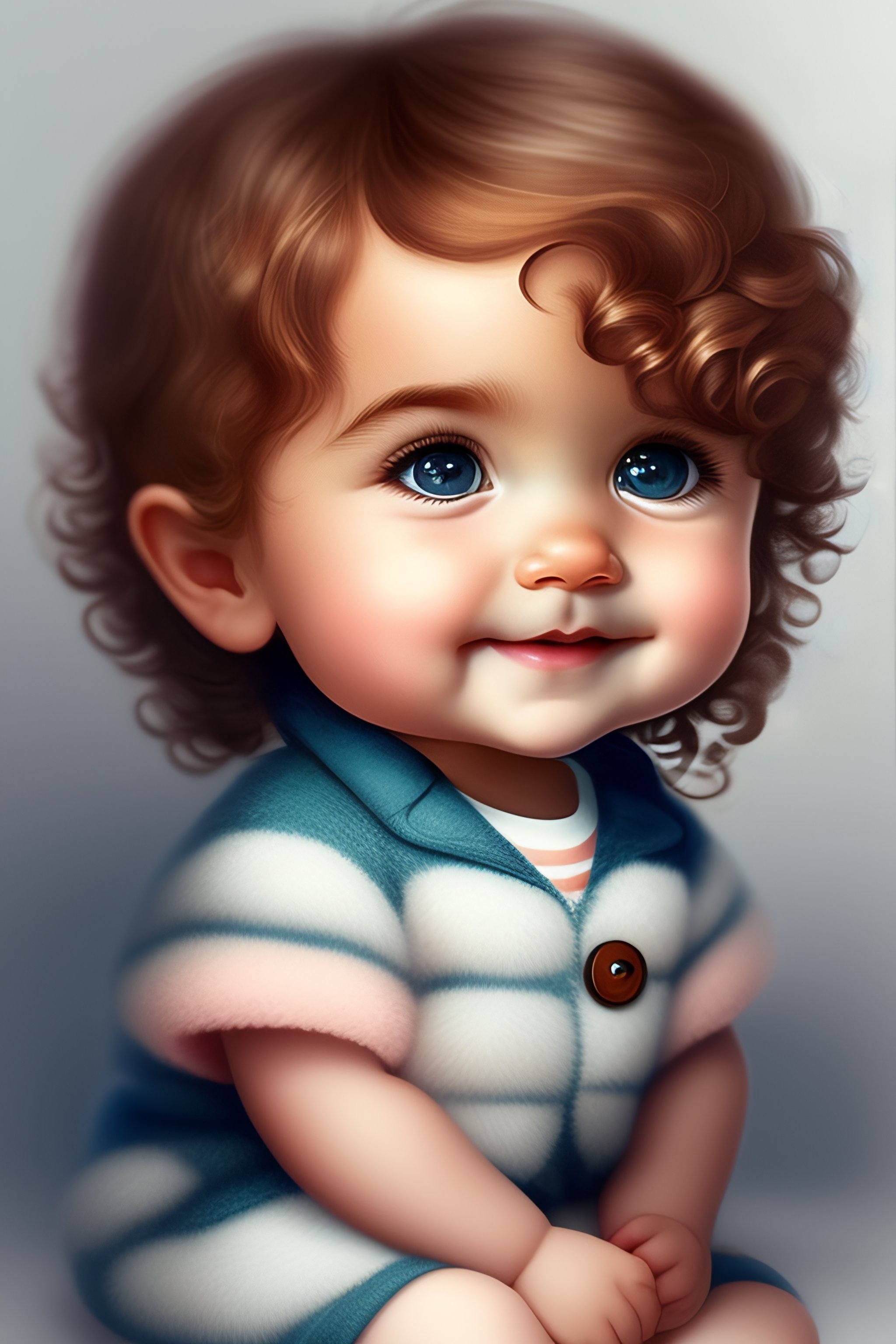 Lexica - Design me a small, cute, fluffy and charming fictional baby ...