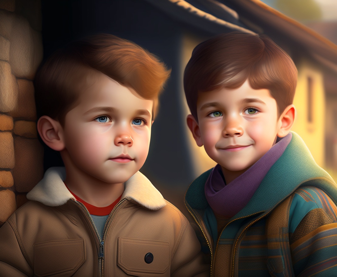 Lexica - Two young boys, sam and jake, living in a small village.
