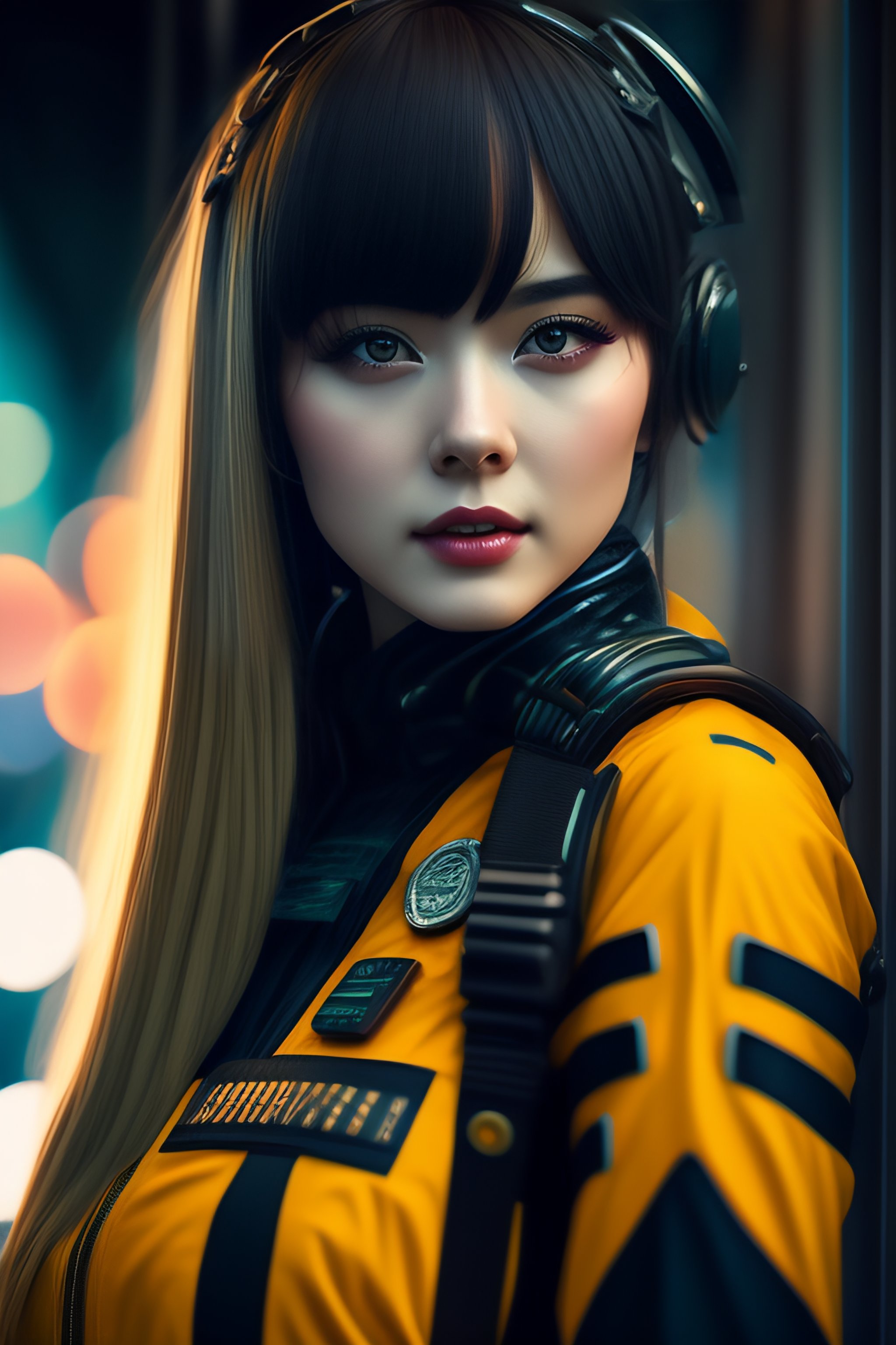 Lexica - Photoreal, cosplay, Cosplayer, cyber punk, Kanna Hashimoto ...