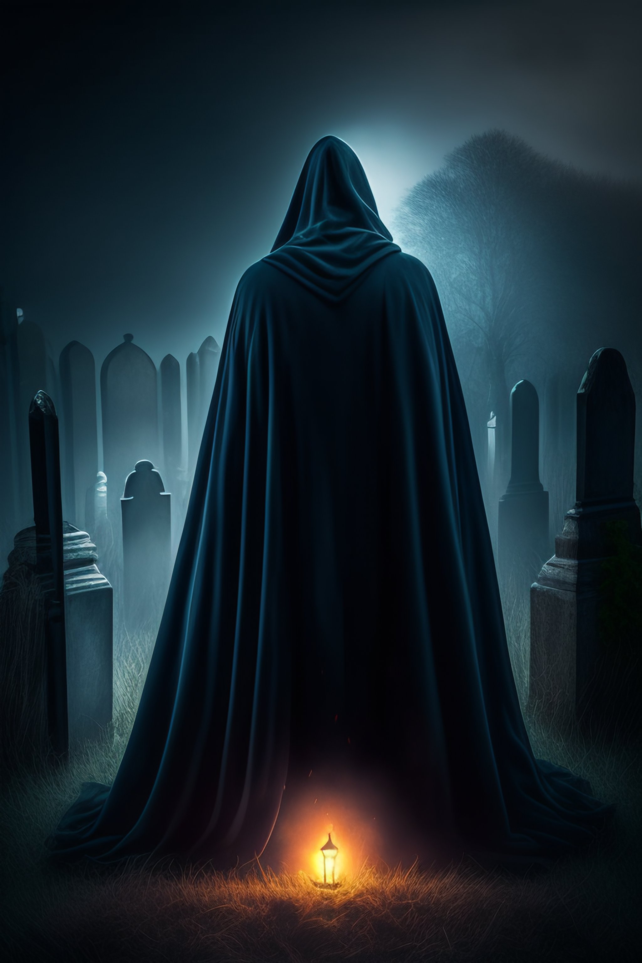 Lexica - Portrait of a scary dementor seen from the front in a ...