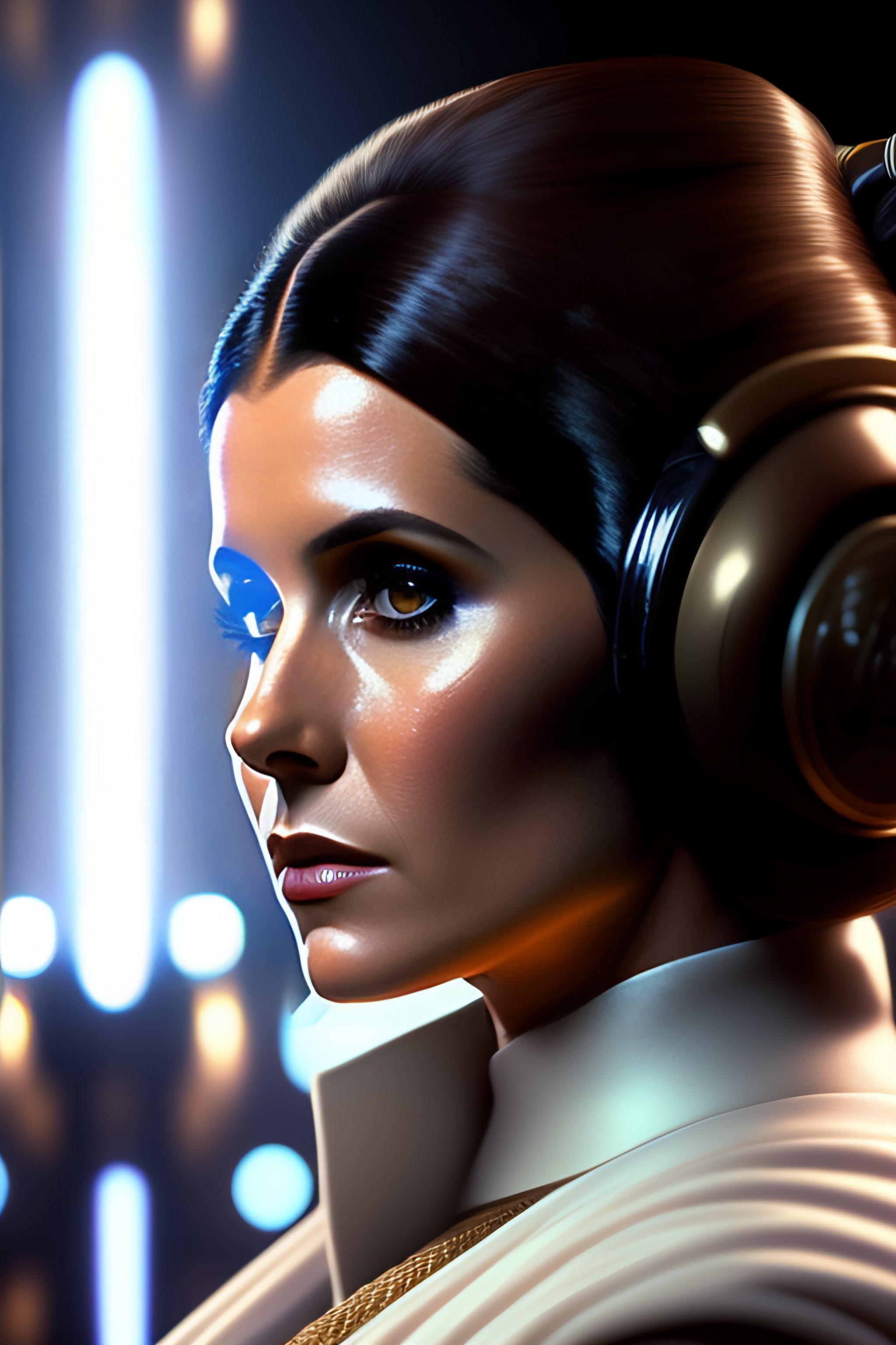Lexica - Portrait of princess leia star wars, intricate details, hyper ...