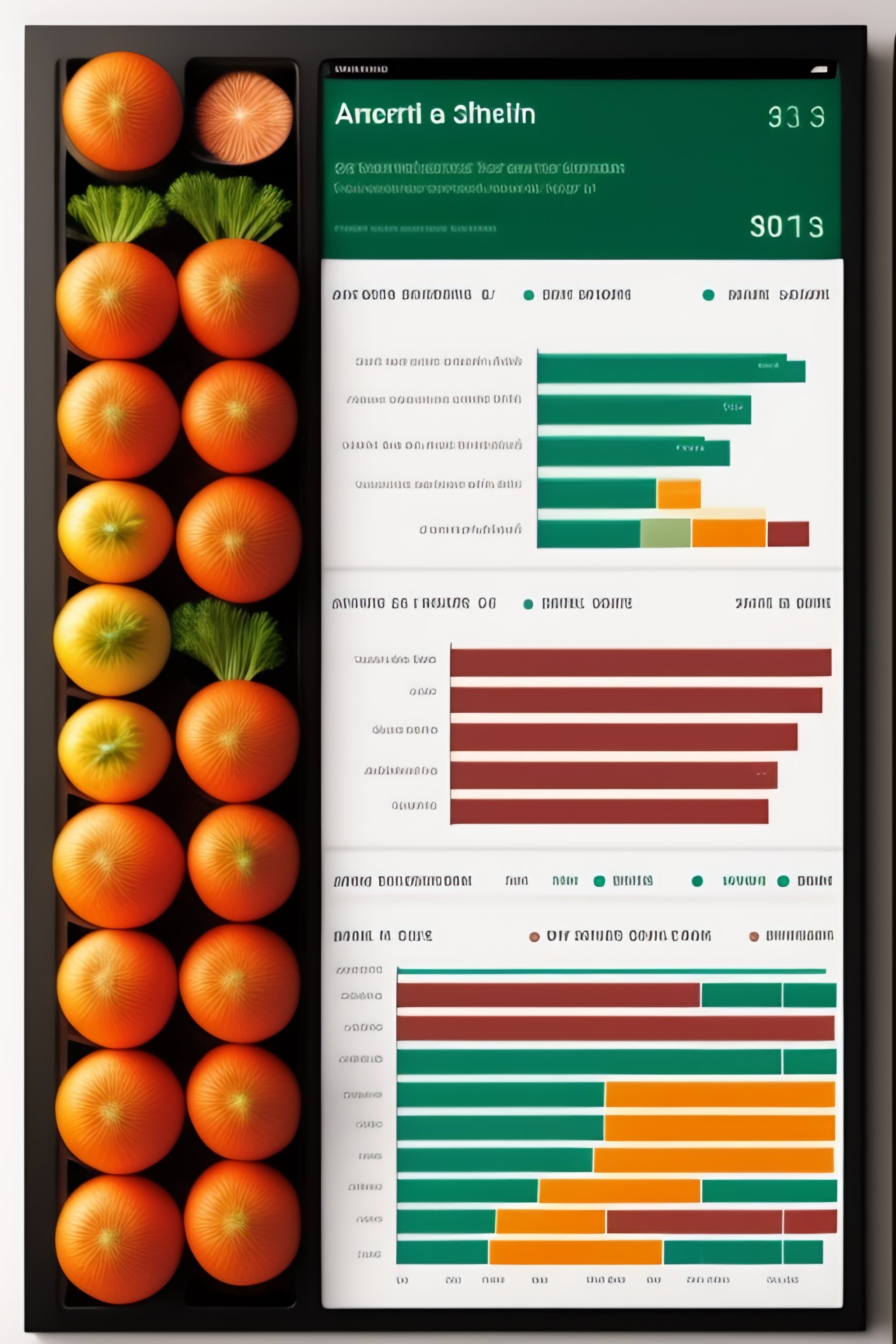 Lexica - A dashboard where every chart is made of carrots, chives or ...