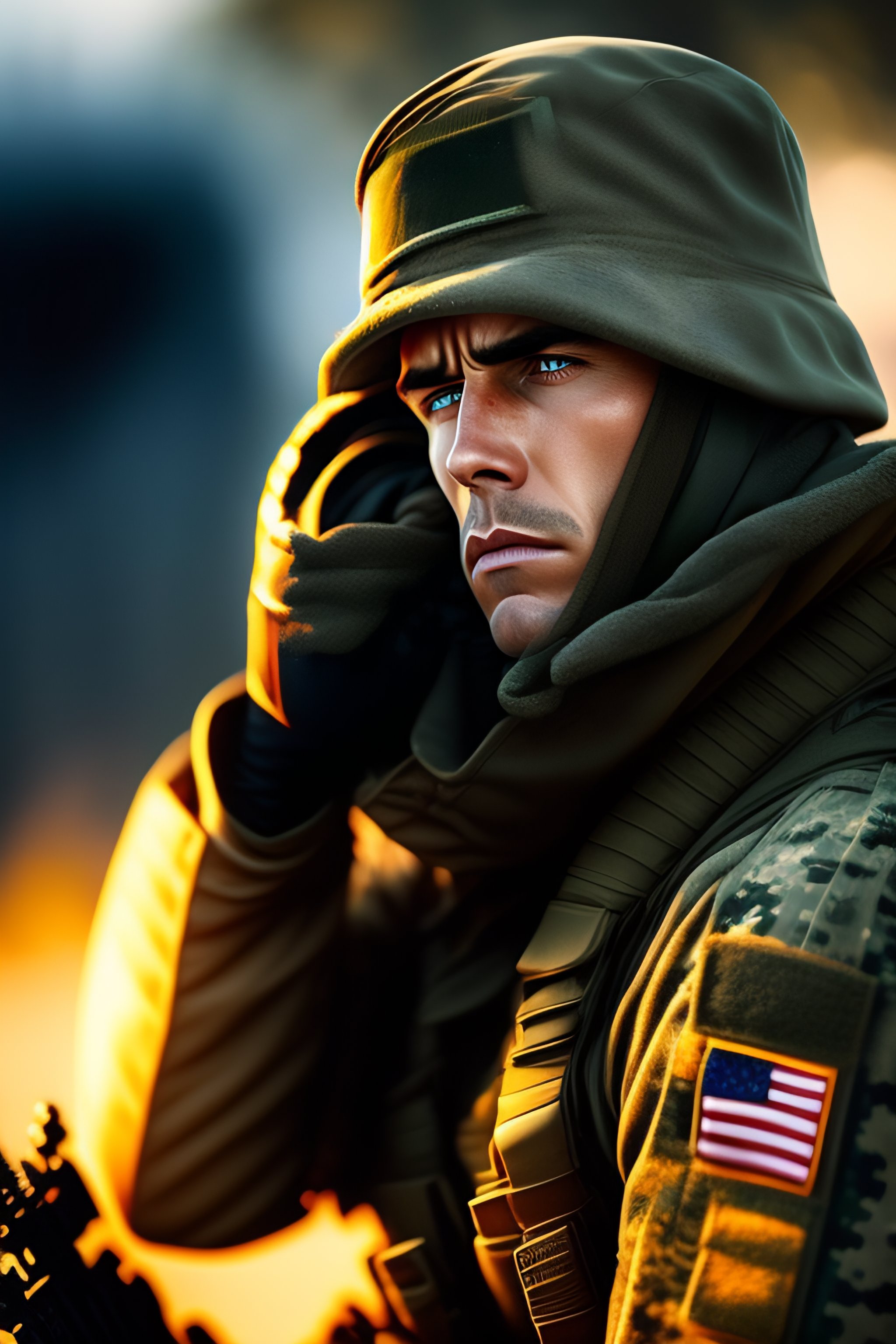 Lexica - Soldier crying