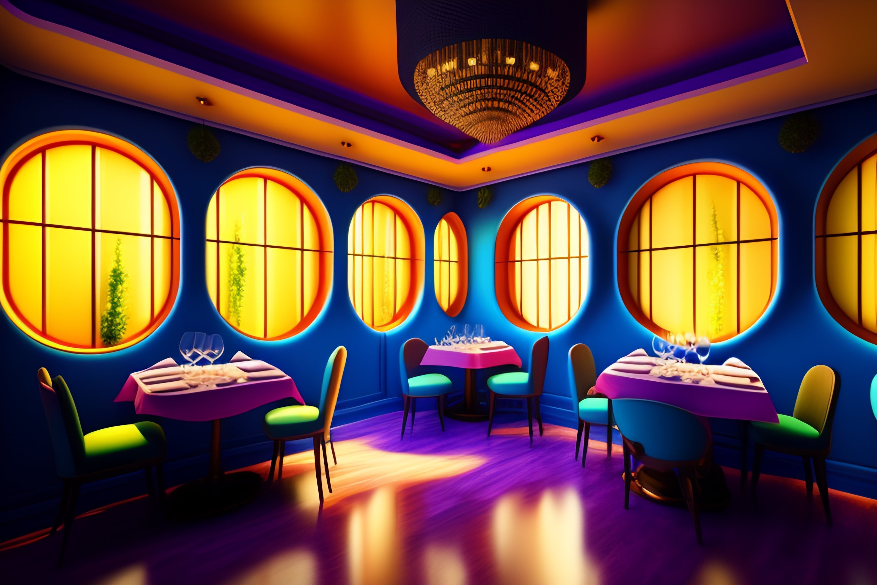 Lexica - Restaurant design, wine room, Interior Design in the style of ...