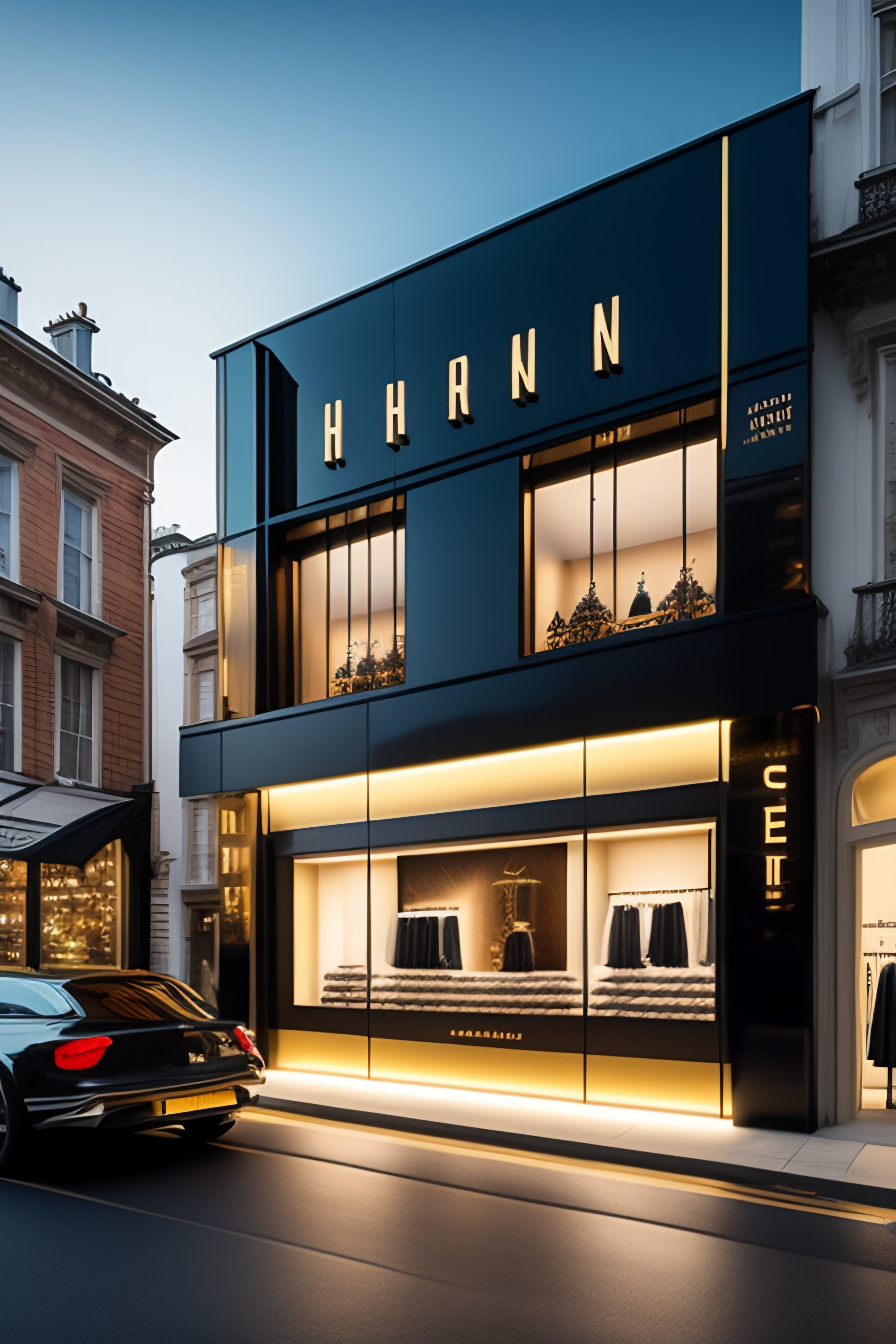 Lexica - Event horizon - a luxury clothing store located on the corner ...