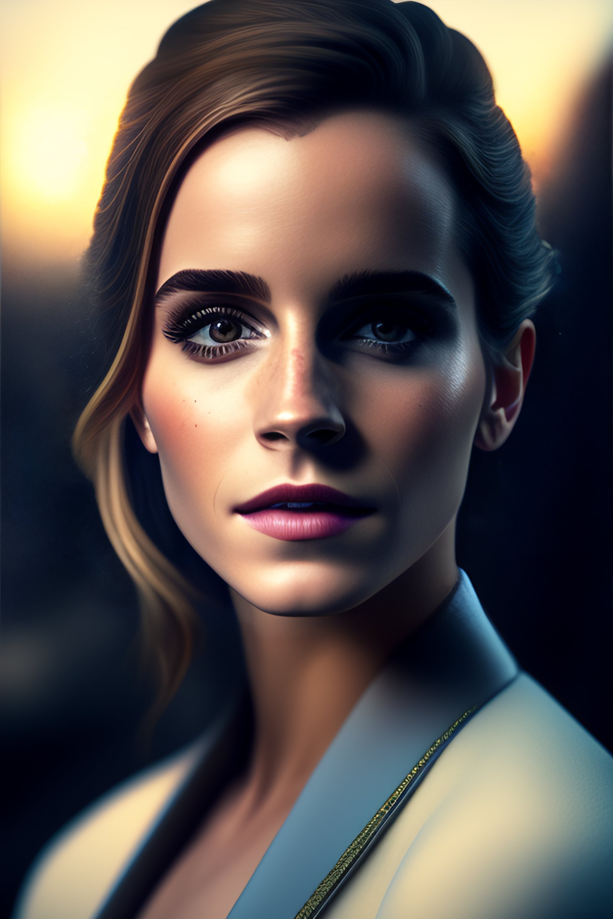 Lexica - Portrait of Emma Watson a stunningly beautiful alluring and ...