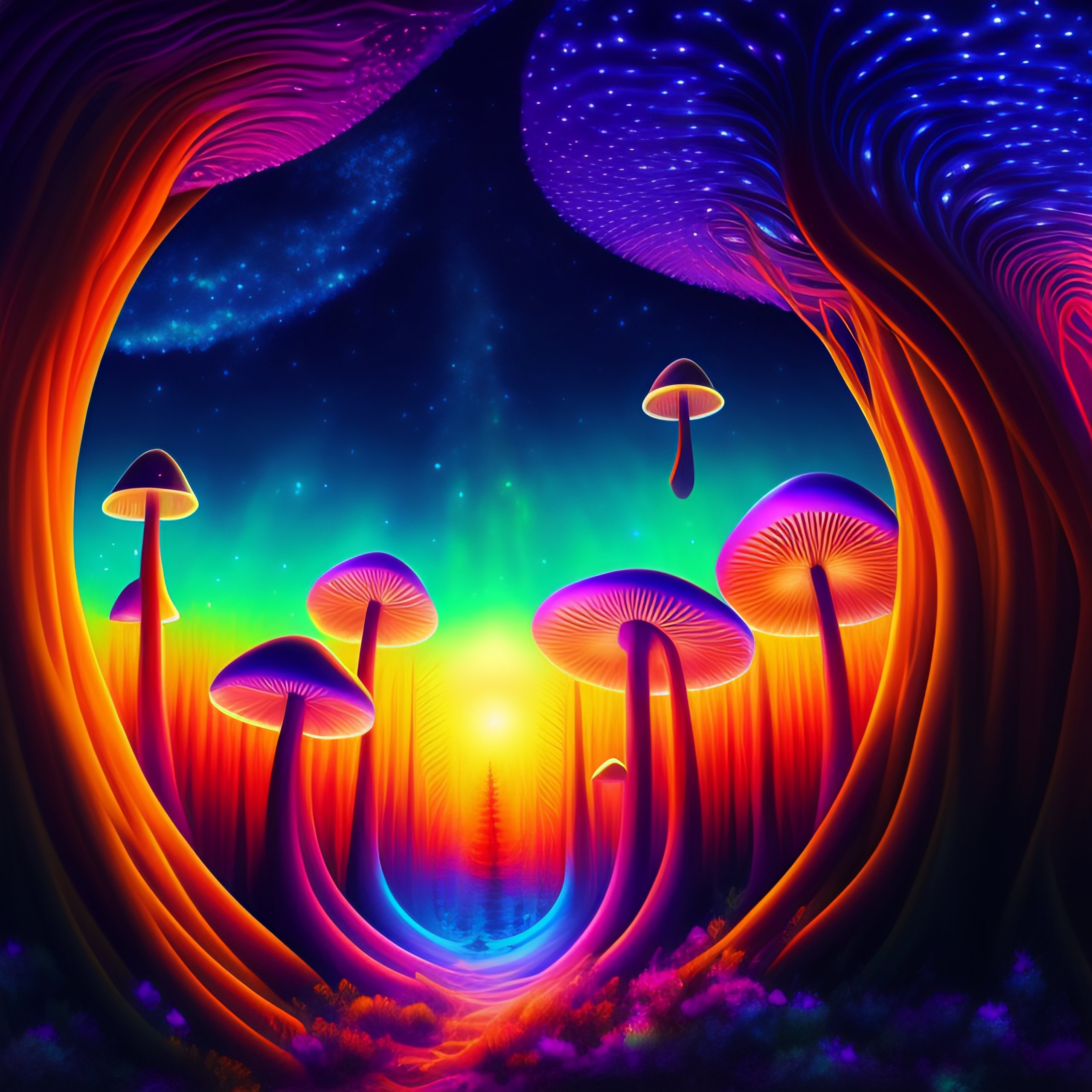 Psychedelic Forest