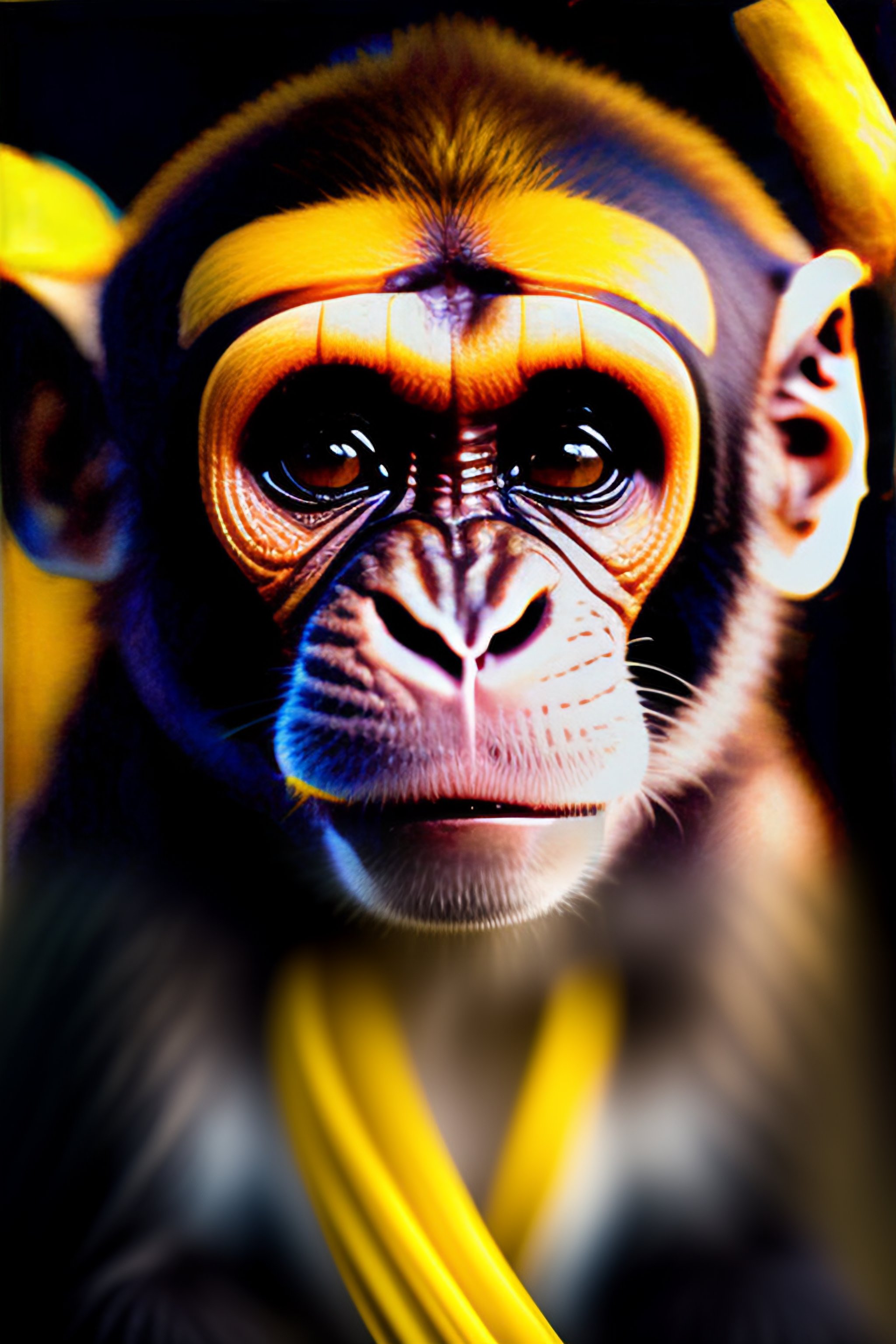 Lexica - Monkey with yellow eyes