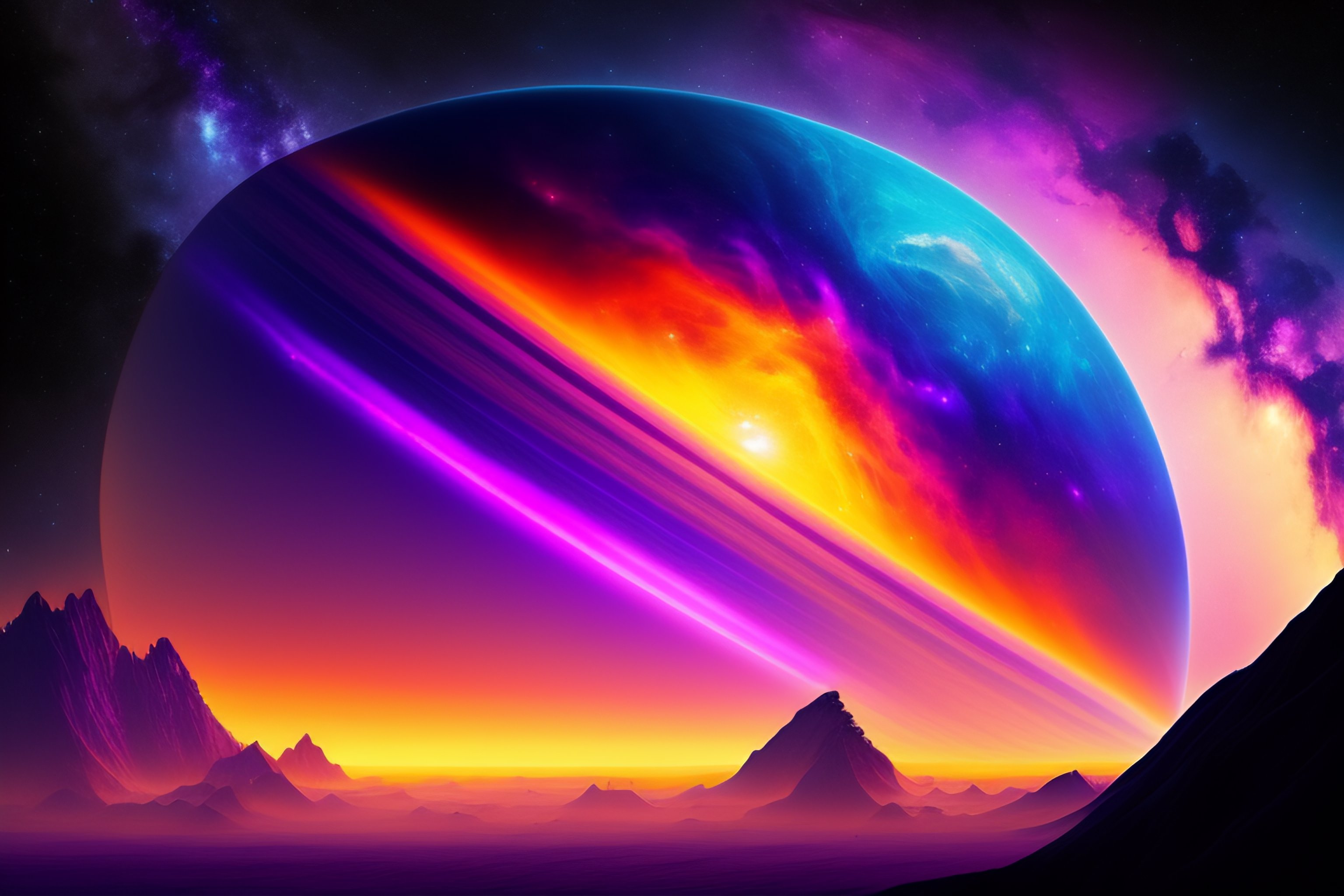Lexica - Abystract, purple and blue and yellow. and planet earth. path ...
