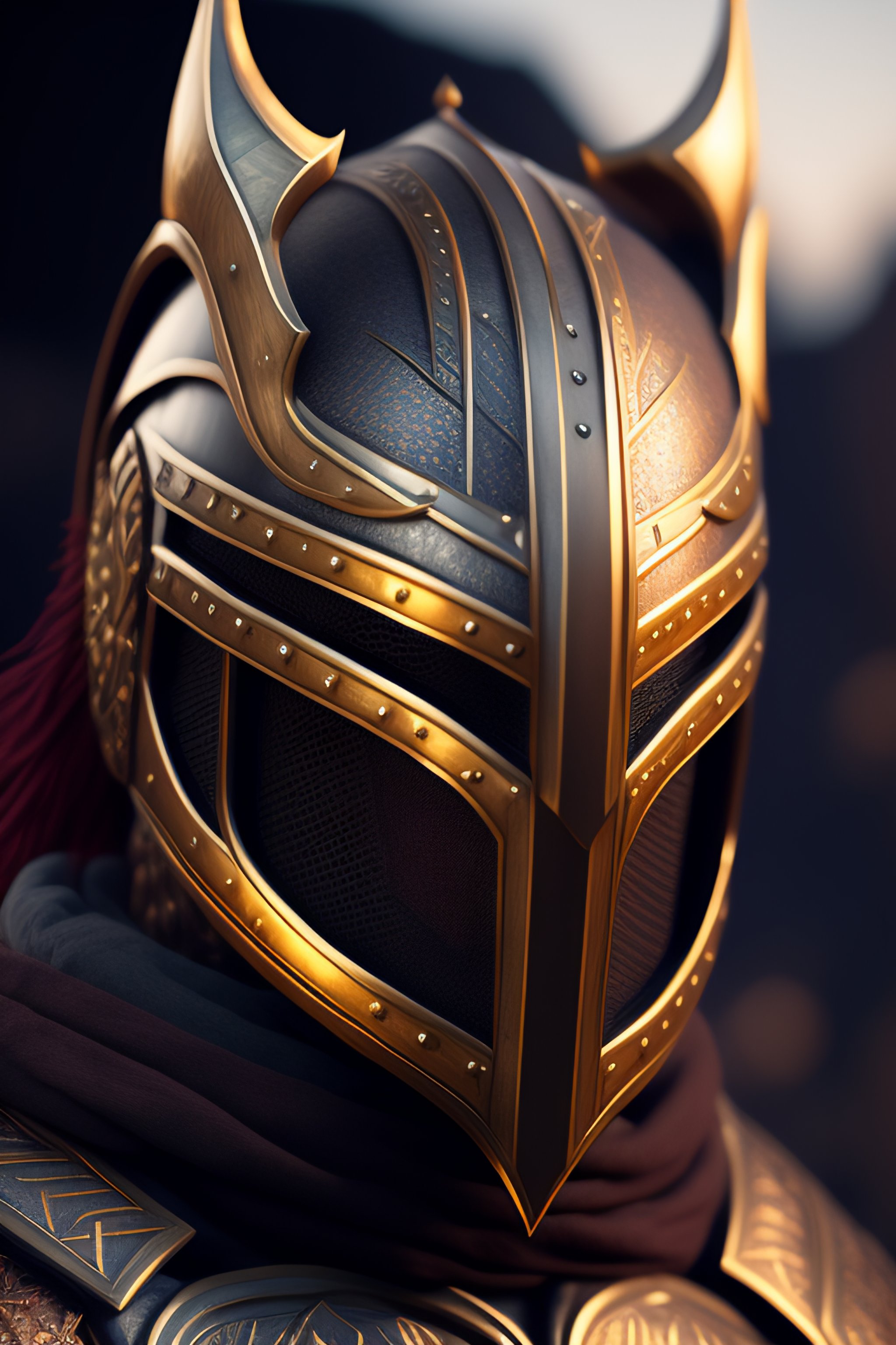 Lexica - Knight warrior helmet skyrim mask elder scrolls v nordic armor ...