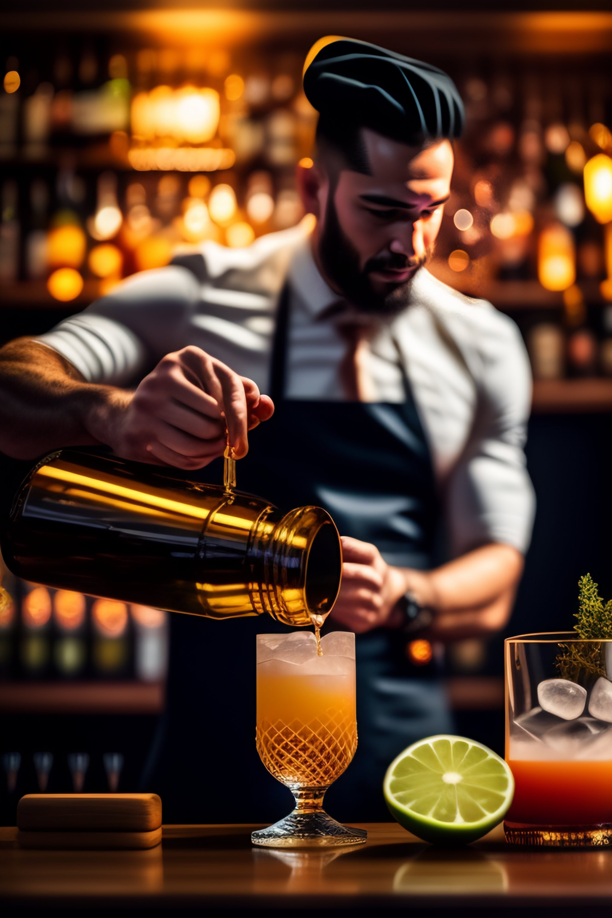 Lexica - Punk mixologists creating Cocktails mixology in arena