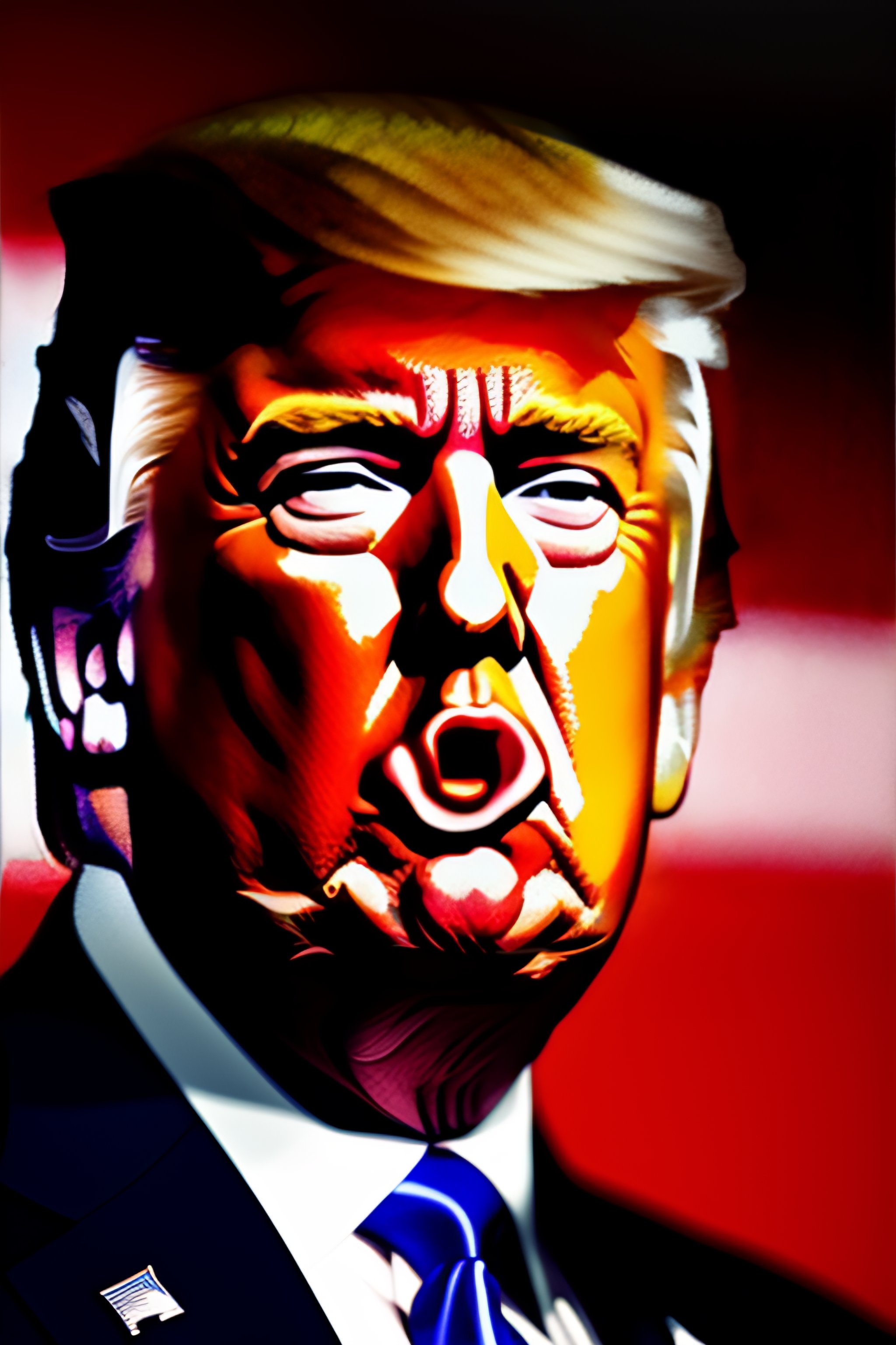 Lexica - Hyper detailed portrait, Donald trump, 8k, depth of field